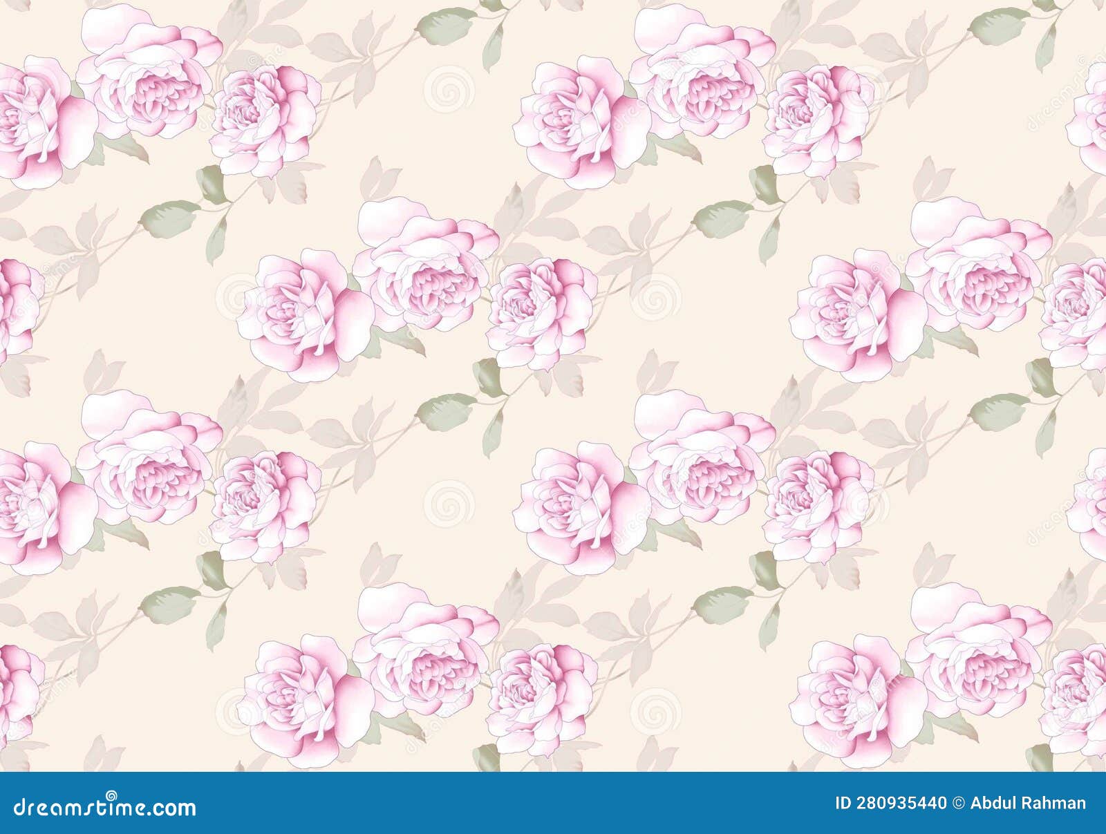 Textile Print Design Bedsheet Collection Stock Illustration ...