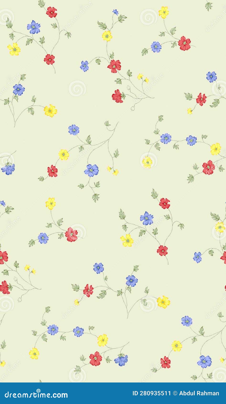 Textile Print Design Bedsheet Collection Stock Illustration ...