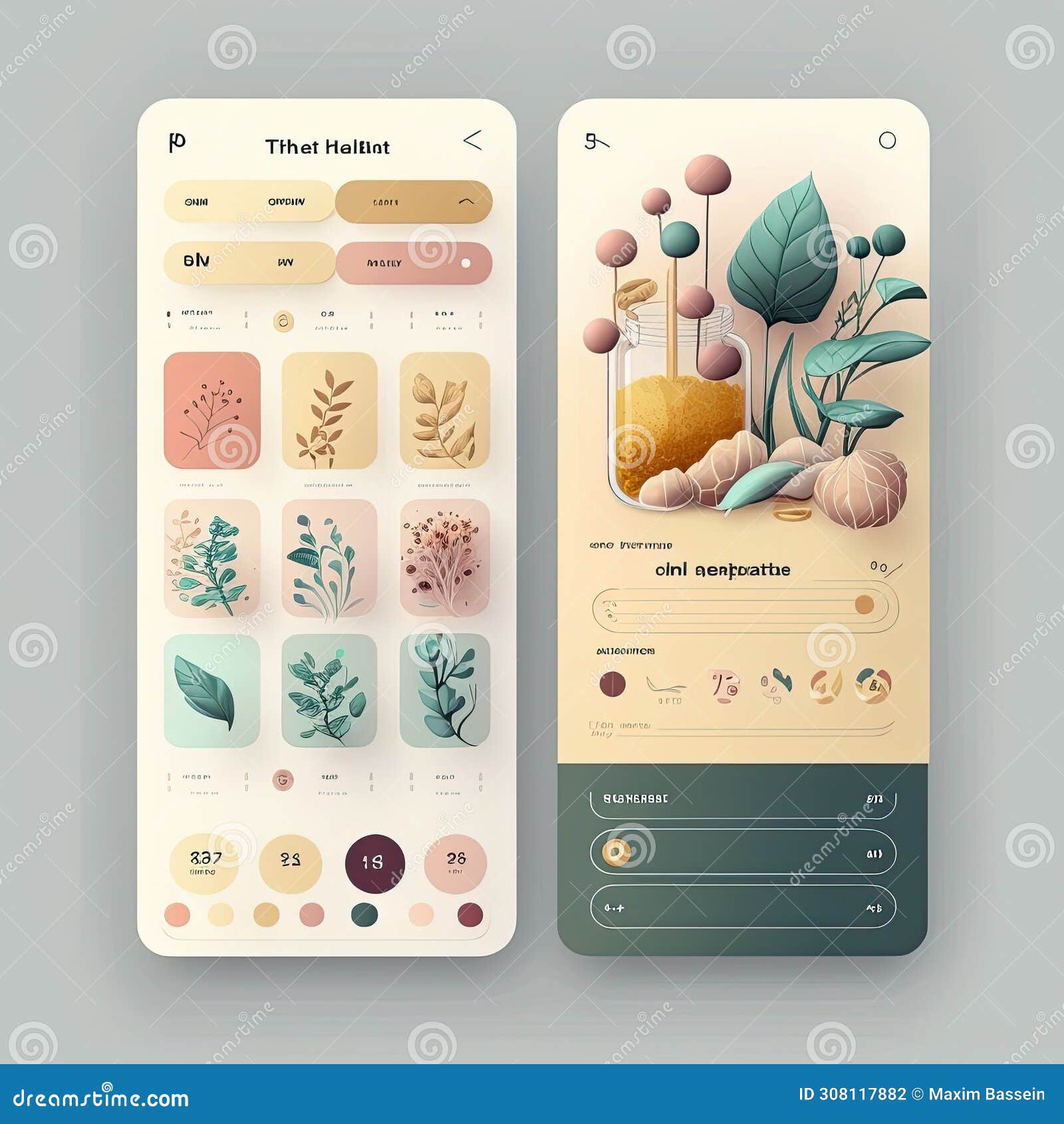 The Design of the User Interface of the Mobile Application in Pastel ...