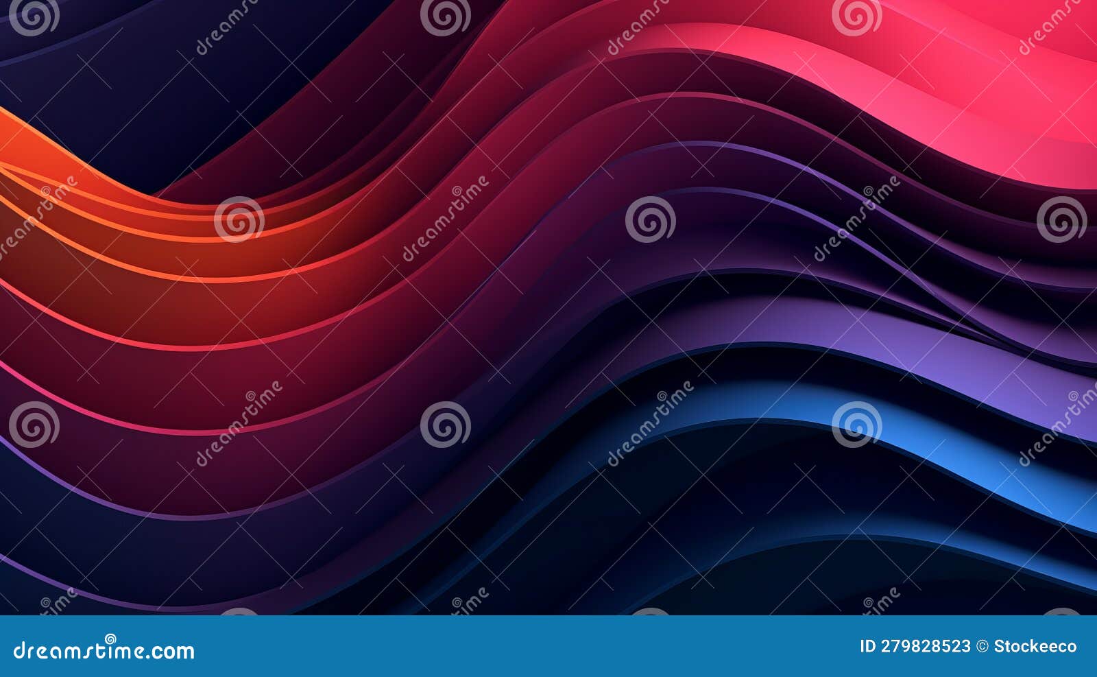 Design Utilitarian Wallpaper with Titanium Stripes on Dark Blue ...