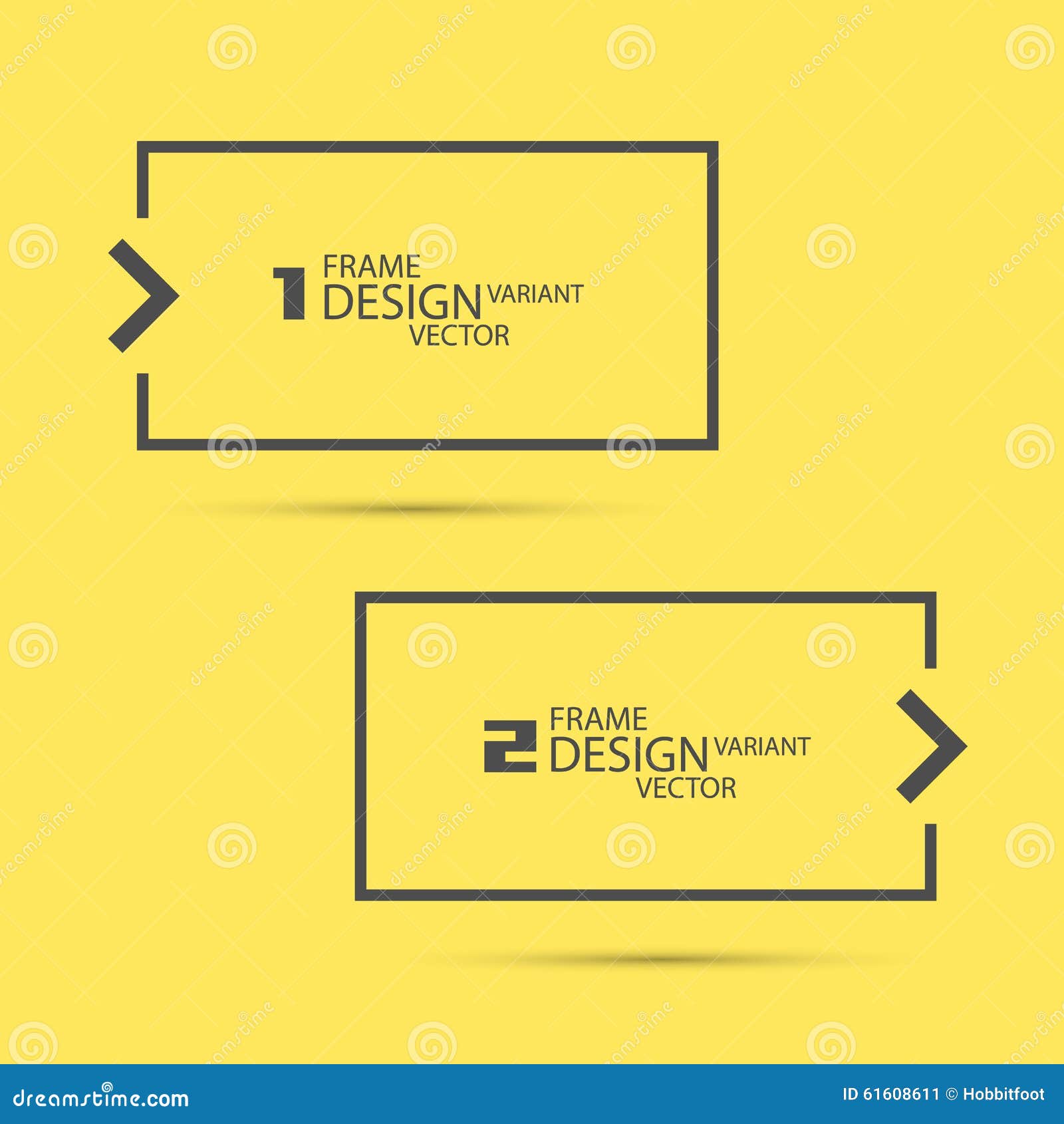 Design variant frame stock vector. Illustration of messaging - 61608611