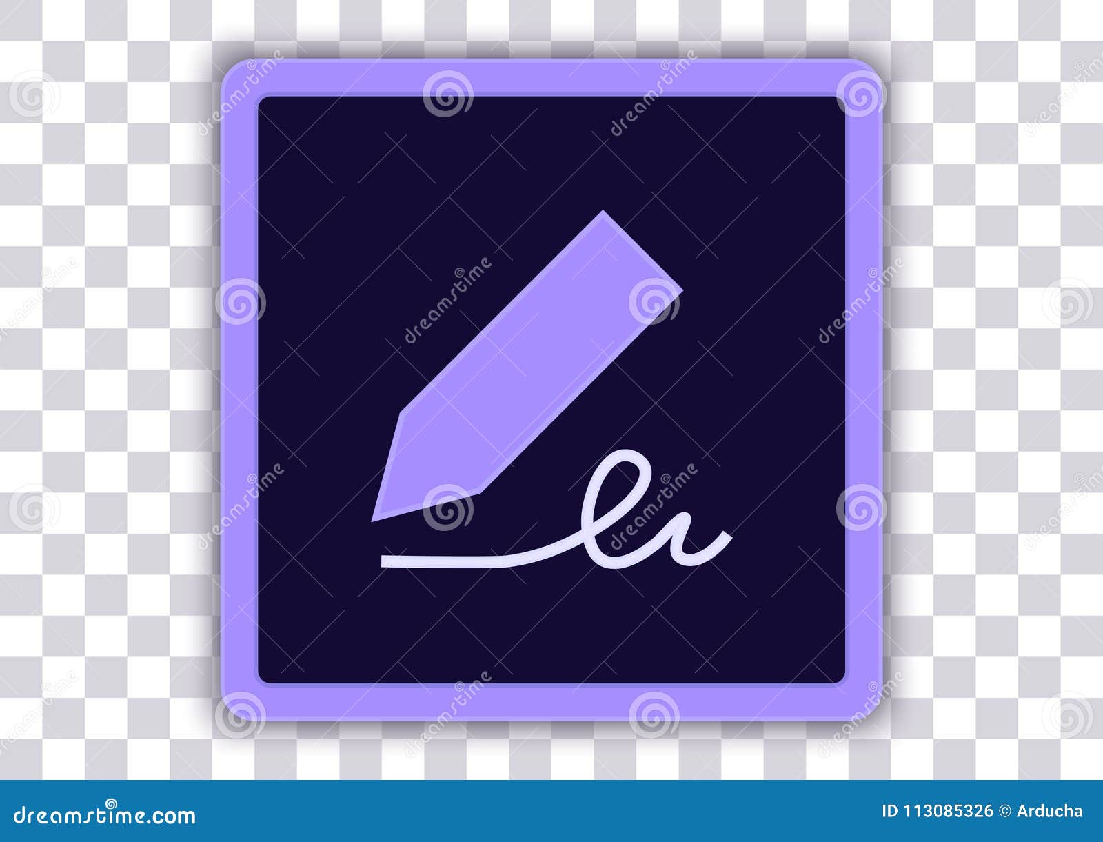 Adobe fill and sign button editorial photo. Illustration of document ...