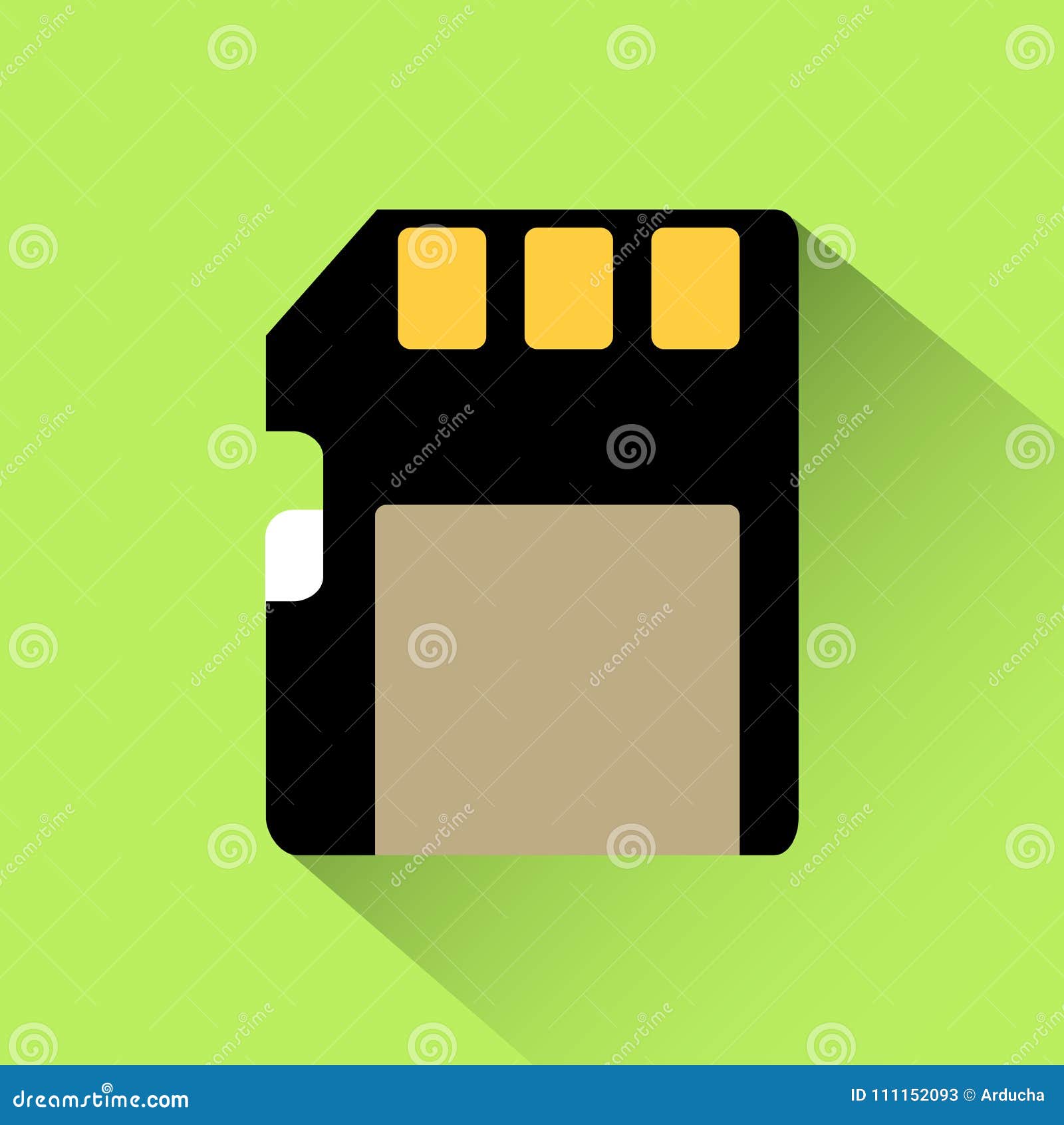 Micro Sd Media Storage Icon Design Stock Vector - Illustration of save ...