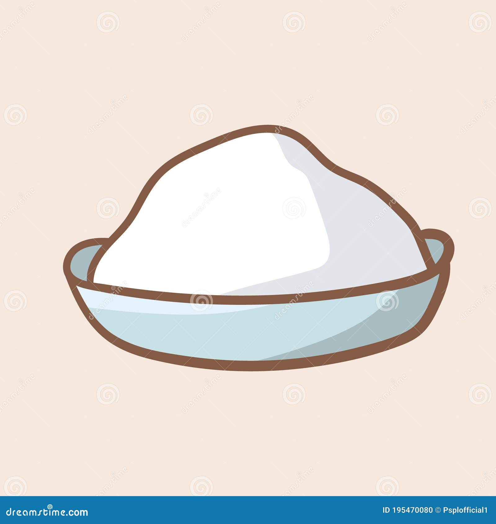 Sugar Cups Design Vector Object Illustration Stock Illustration ...