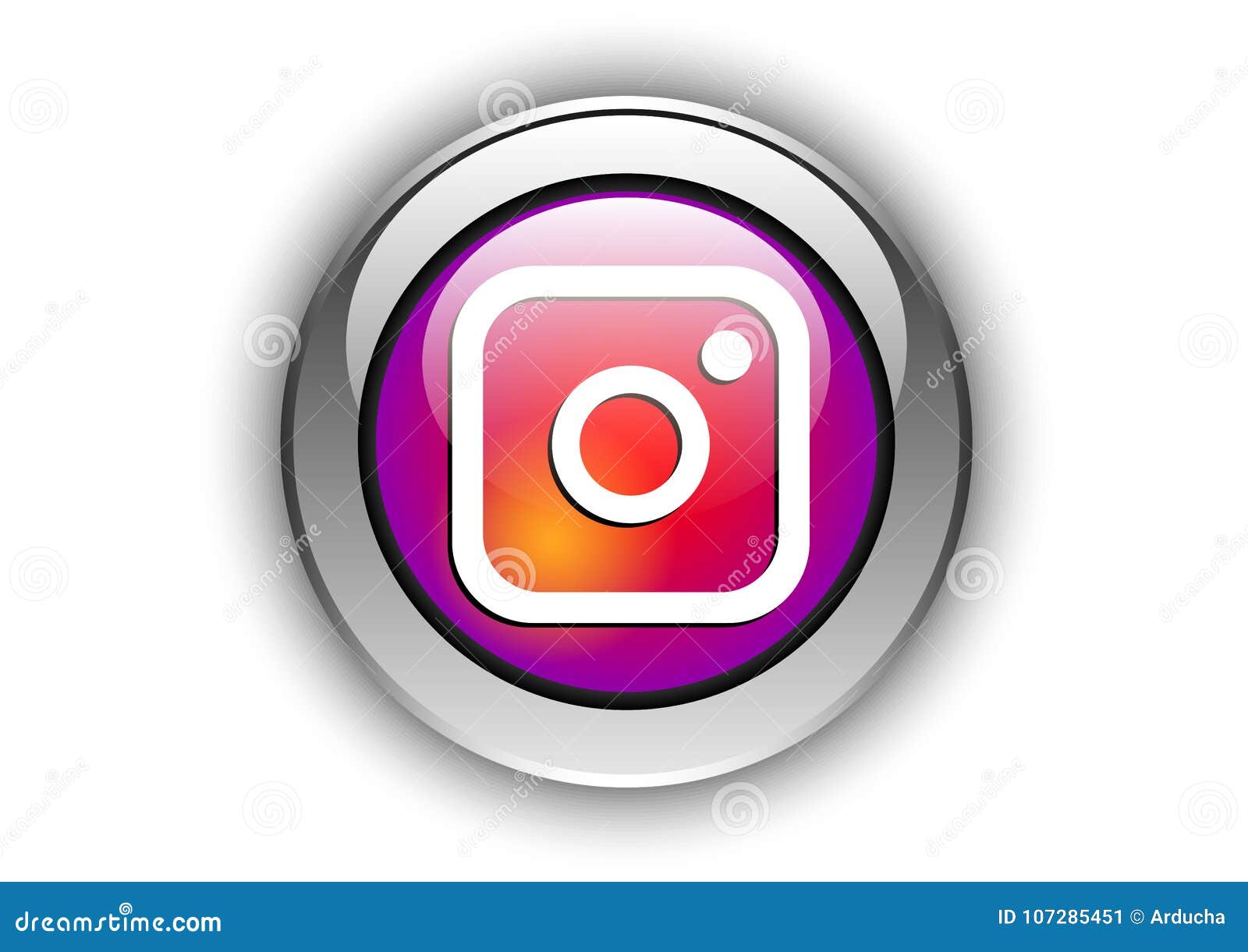 Instagram Icon Button Custom Design Editorial Photo - Illustration of ... Instagram Icon Button Custom Design Editorial Photo - Illustration of ...