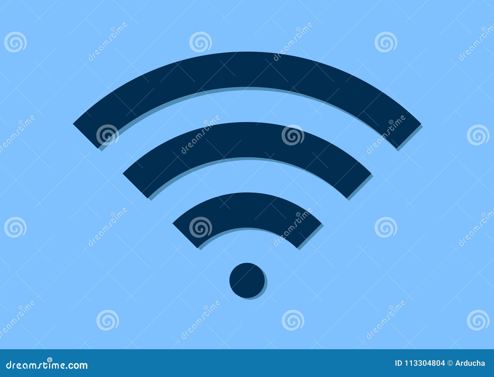 Wireless connection symbol stock vector. Illustration of wireless ...