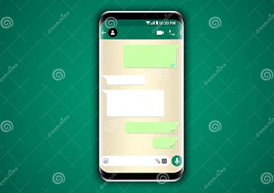 Whatsapp Messenger Chat User Interface Stock Vector - Illustration of ...