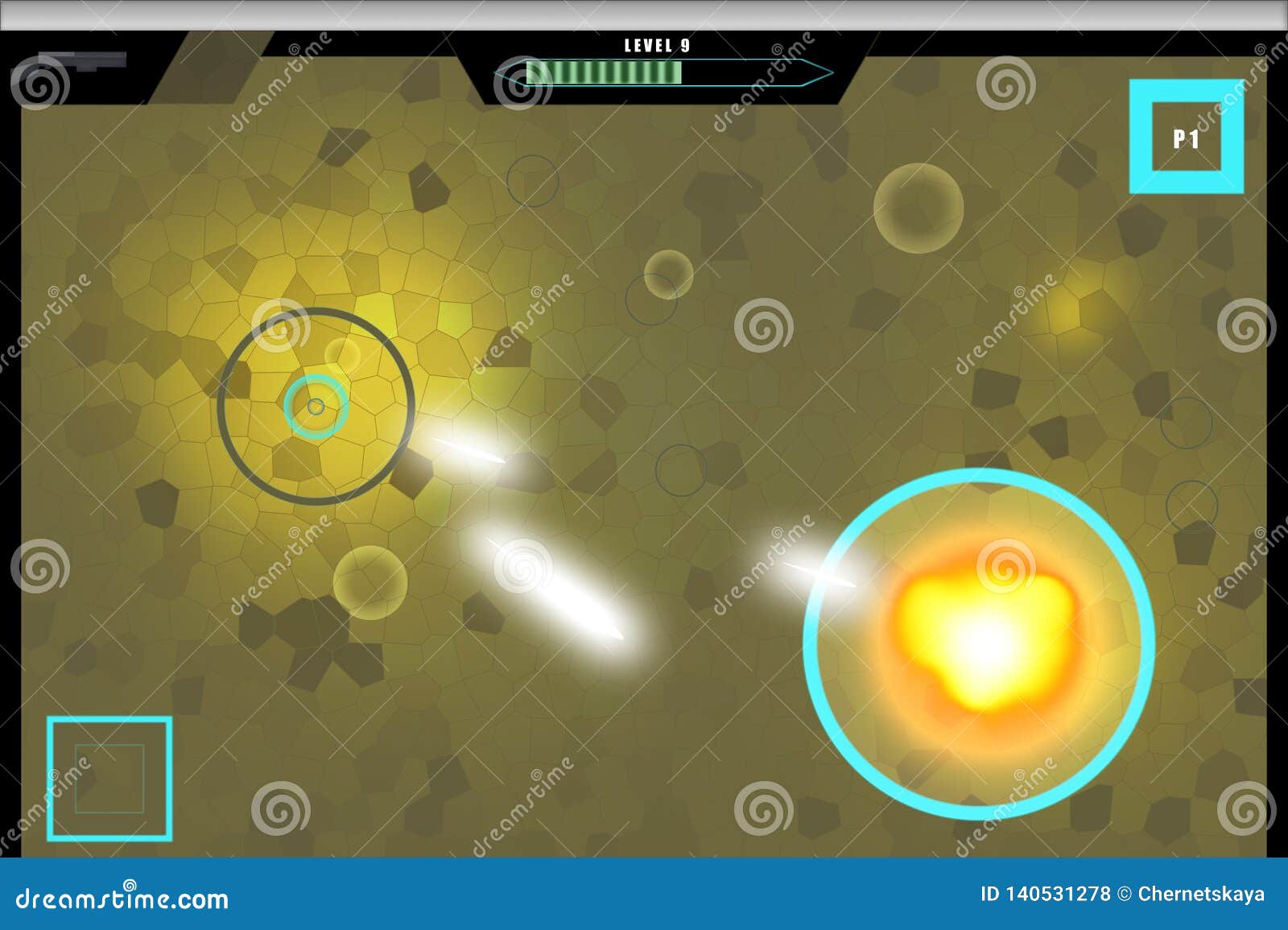 Design of video game scene stock photo. Image of score - 140531278