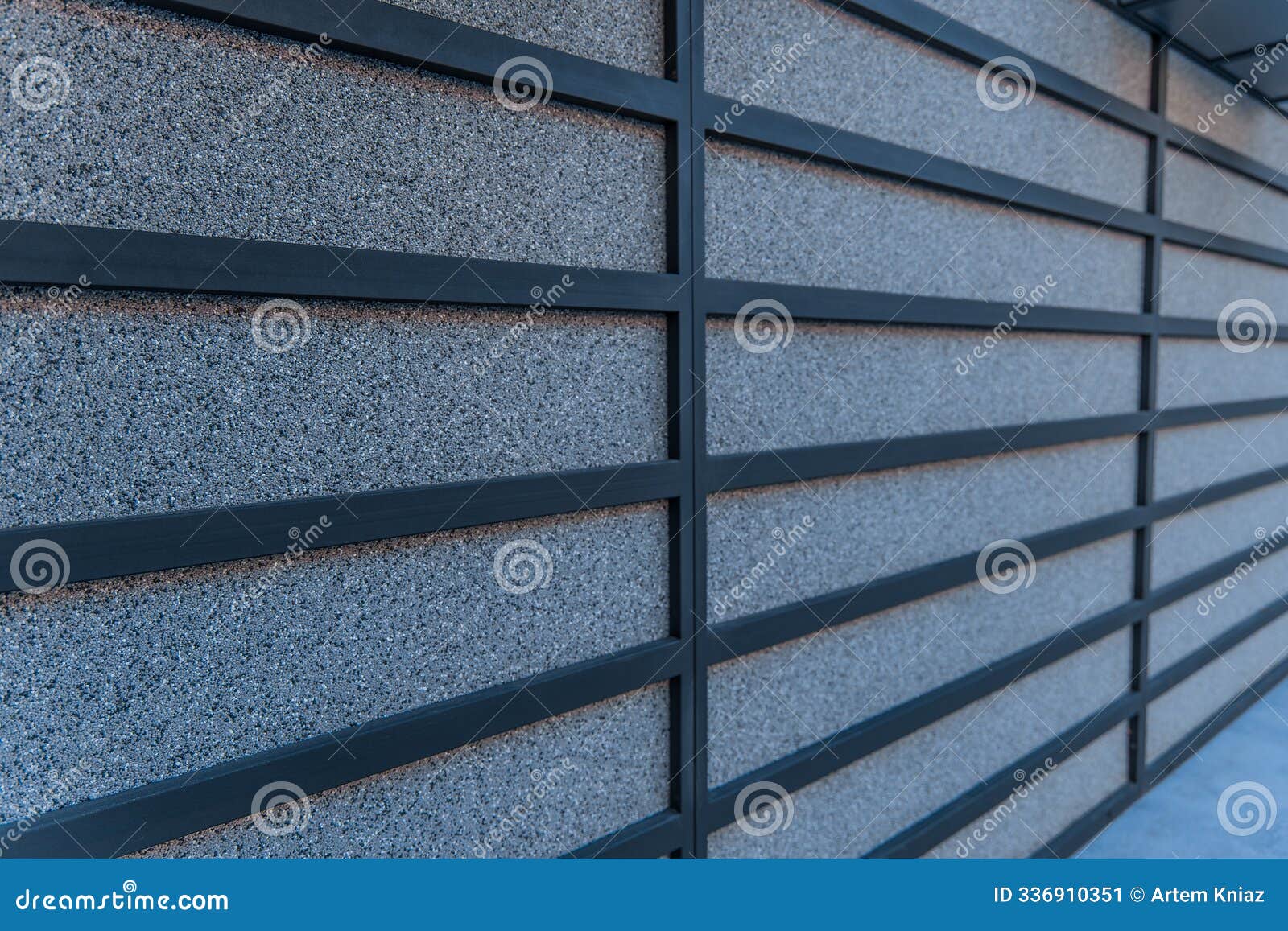 Design Wall Grid Frame Pattern Textured Surface Perspective Point of ...