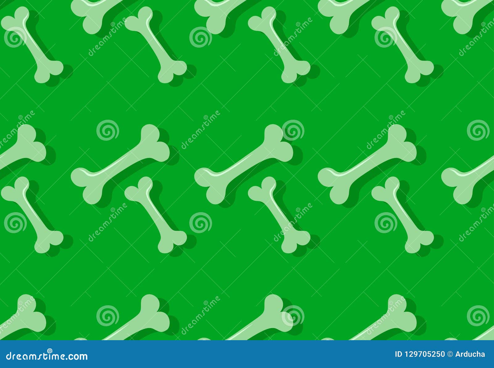 Green Skull Pattern Background Stock Vector - Illustration of green ...