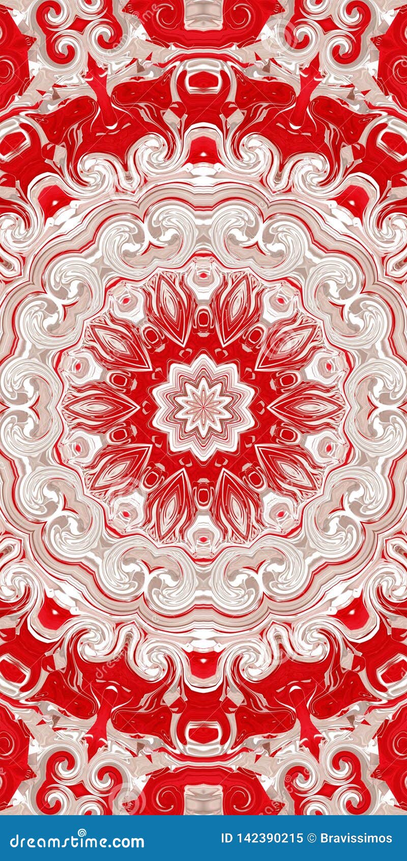 Design Wallpaper Phone Cover Template. Kaleidoscope Tablet Stock ...
