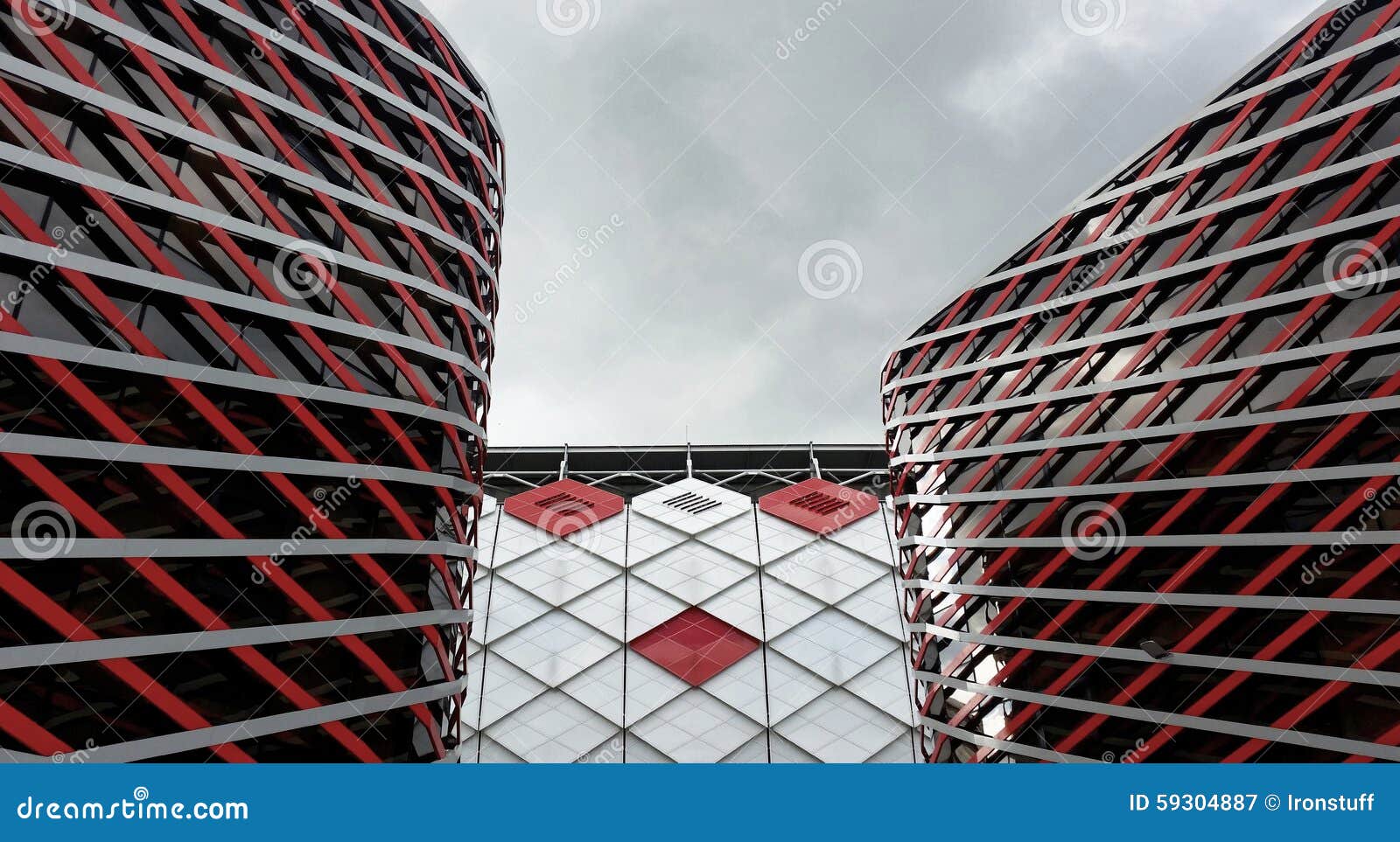 Design of the Walls of the Stadium Stock Image - Image of gray ...