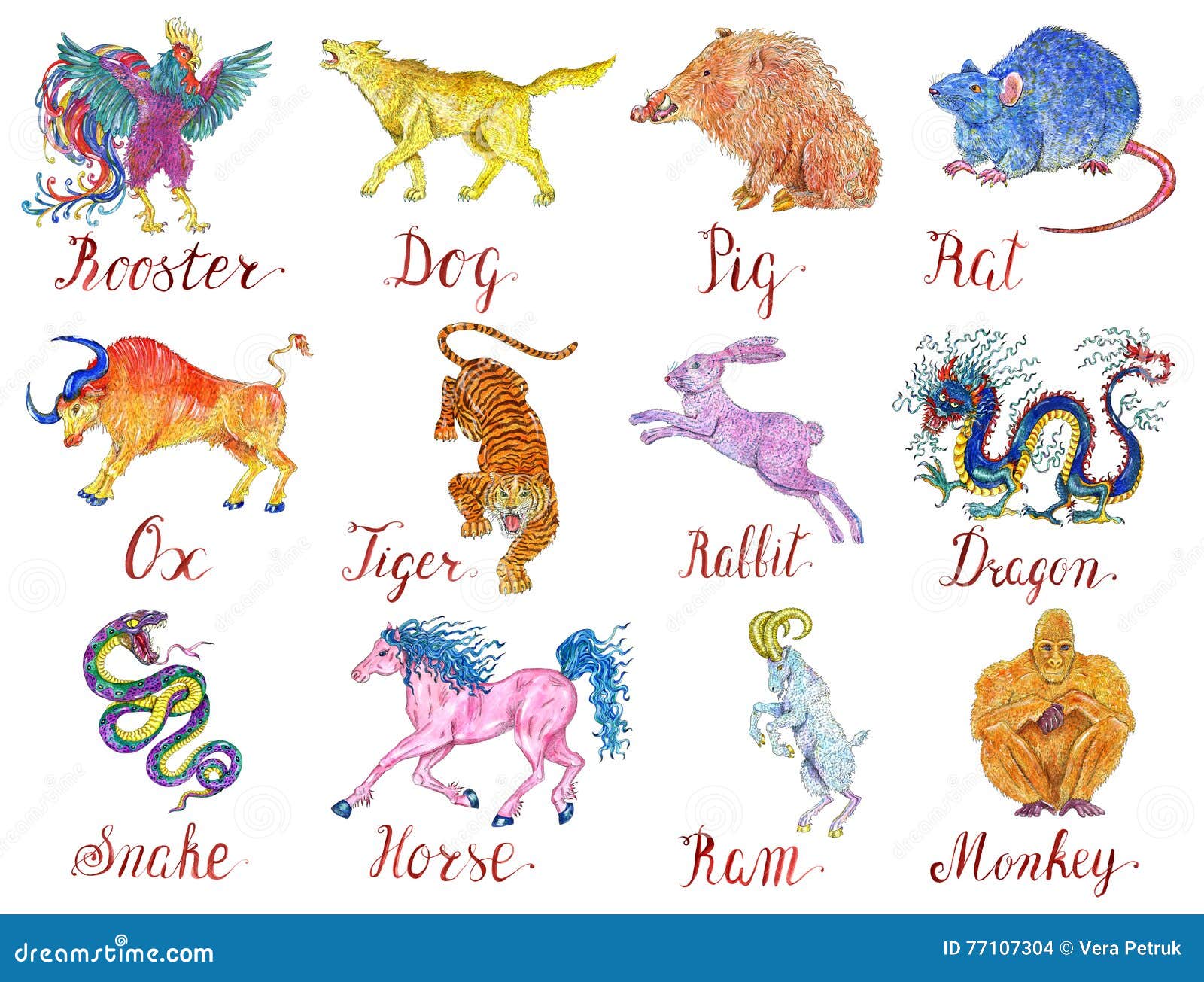 Twelve Zodiac Animals Twelve Zodiac Animals