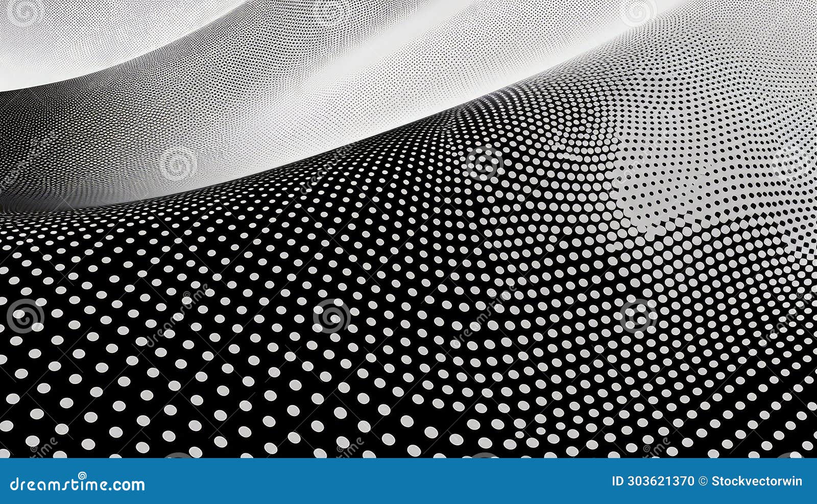 Design Wave Dots Background Stock Illustration - Illustration of ...