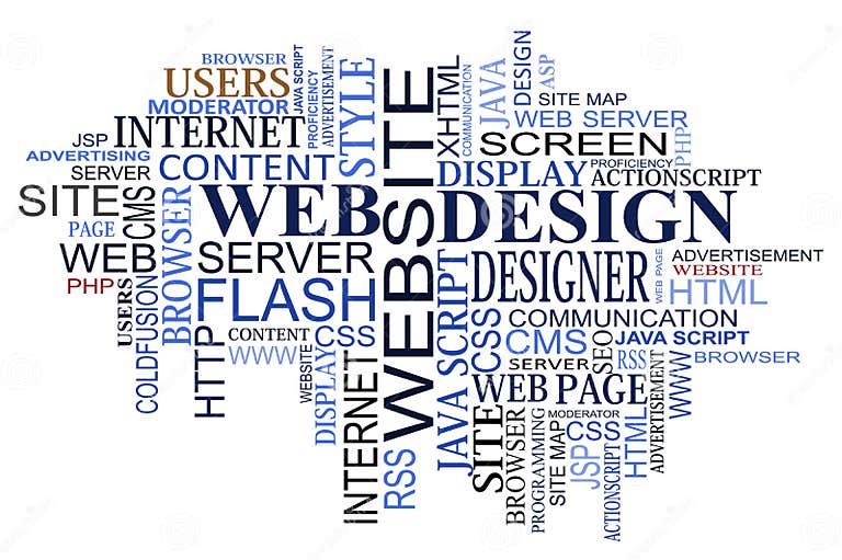 Design and web tags cloud stock vector. Illustration of connection ...