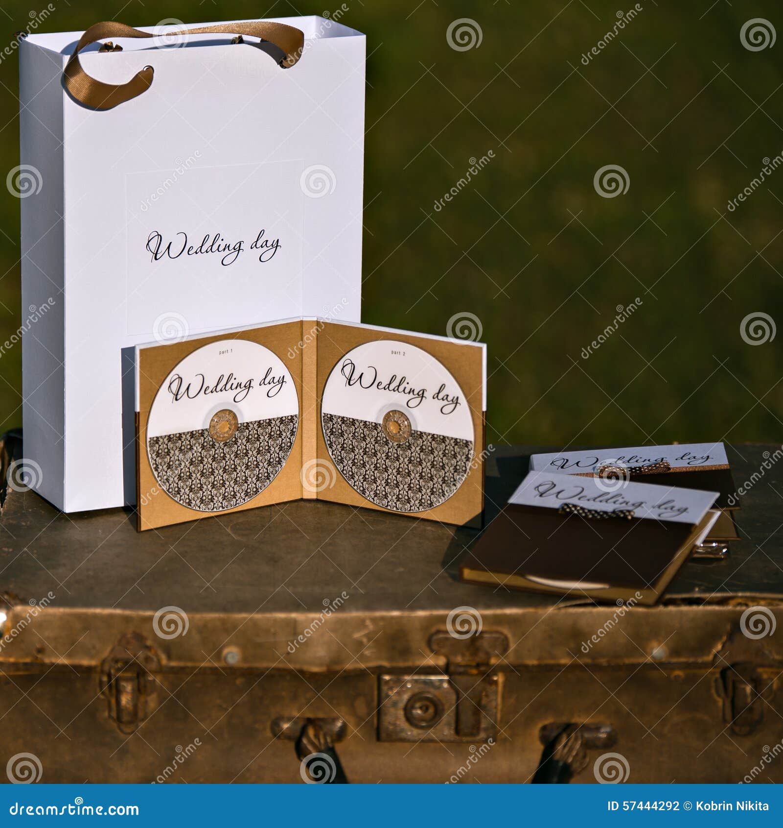 Design of Wedding Disc. Boxes and Packages Stock Photo - Image of event ...