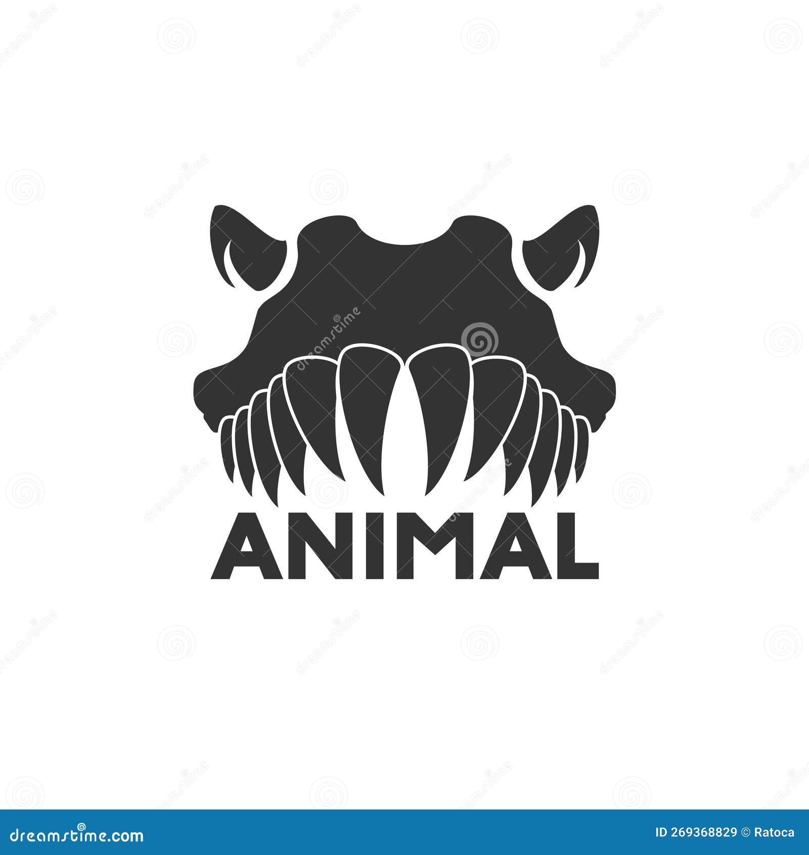 Animal Teeth Sport Car Decal. Aggressive Shark Jaws, Lion Sticker And ...