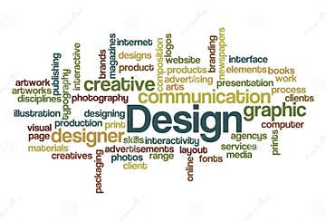 Design Wordcloud stock illustration. Illustration of layout - 15580394