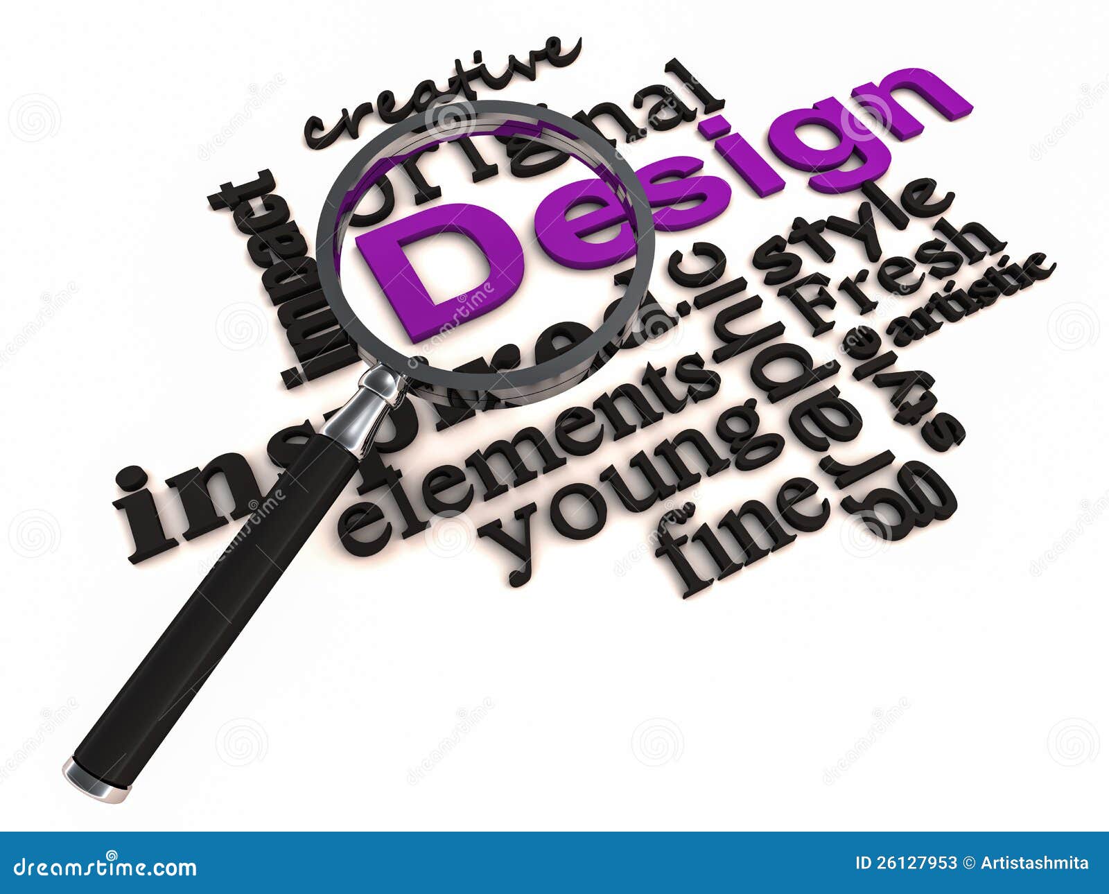 Design words stock illustration. Illustration of style - 26127953