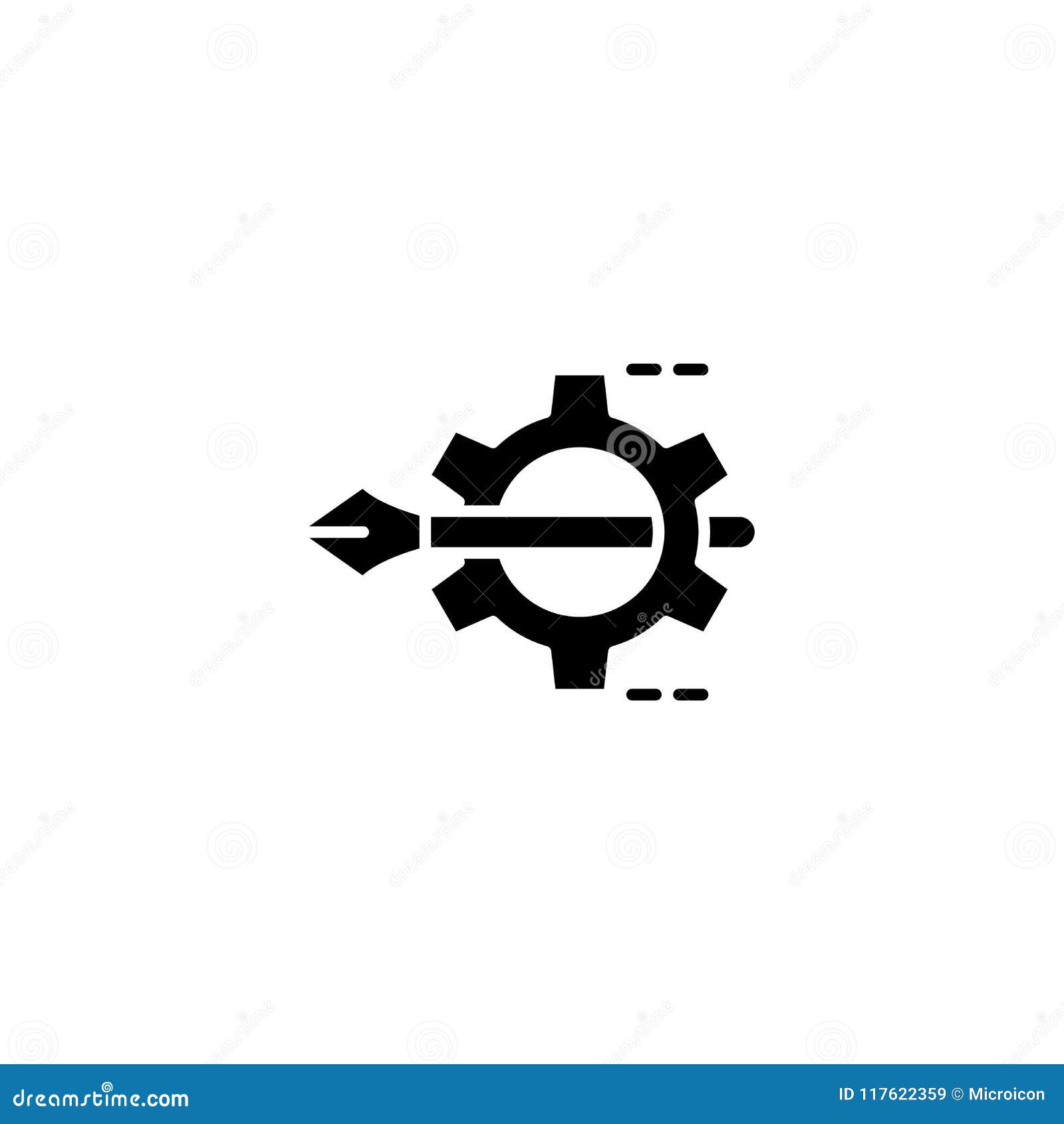 Design Work Black Icon Concept. Design Work Flat Vector Symbol, Sign ...