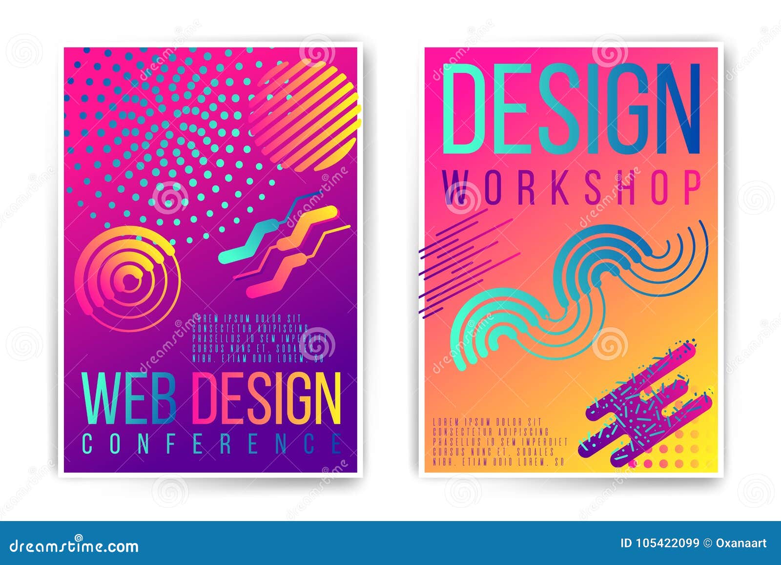 Design Workshop, Design Conference Placard Stock Vector - Illustration ...