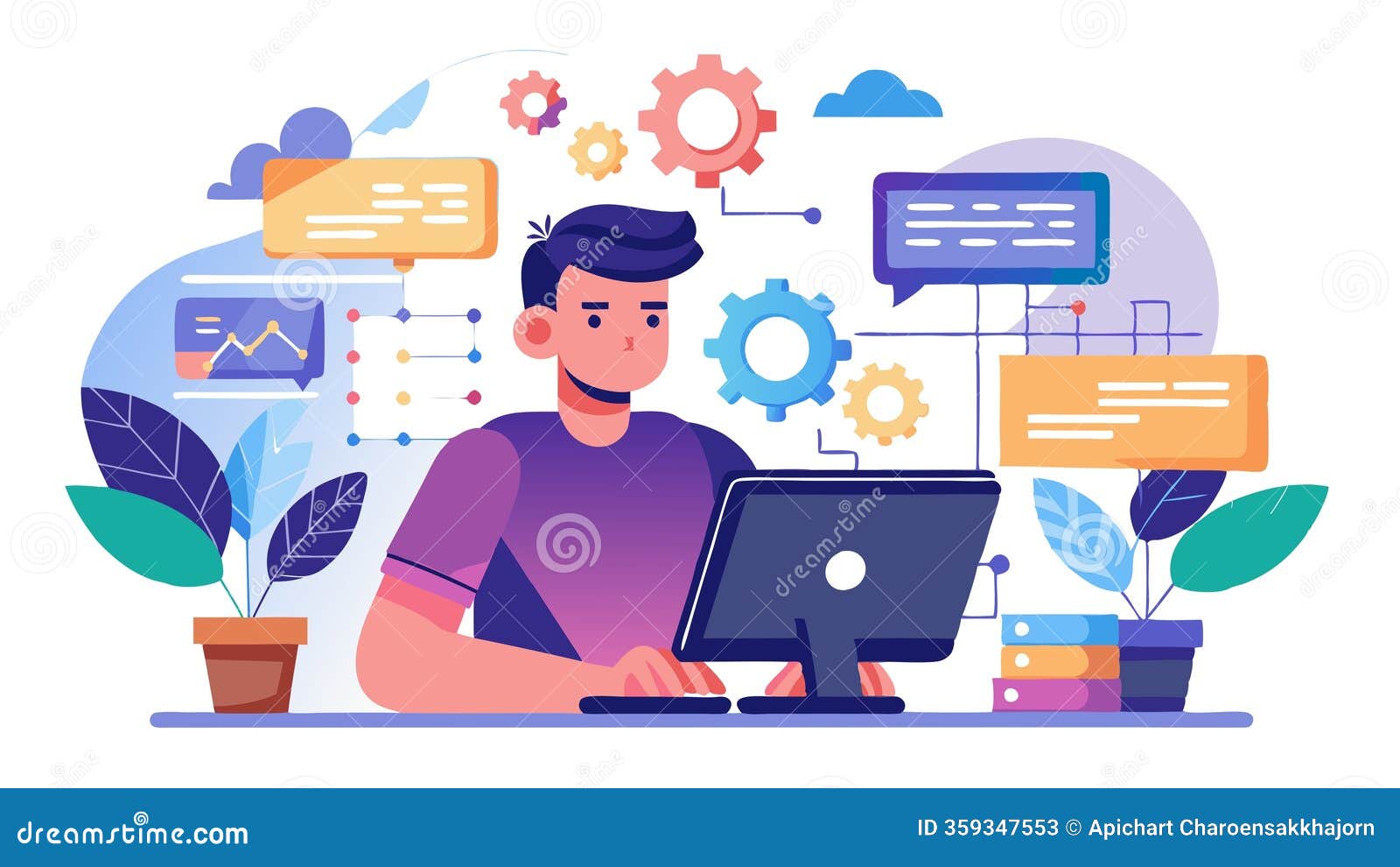 Understanding DevOps Methodologies Explained Royalty-Free Stock Photo | CartoonDealer.com #357855219