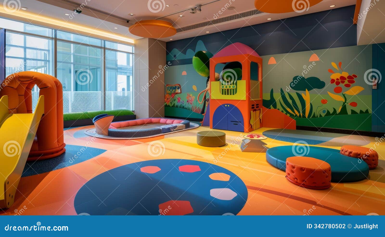 A Designated Area for Children with Interactive Activities and Games To ...