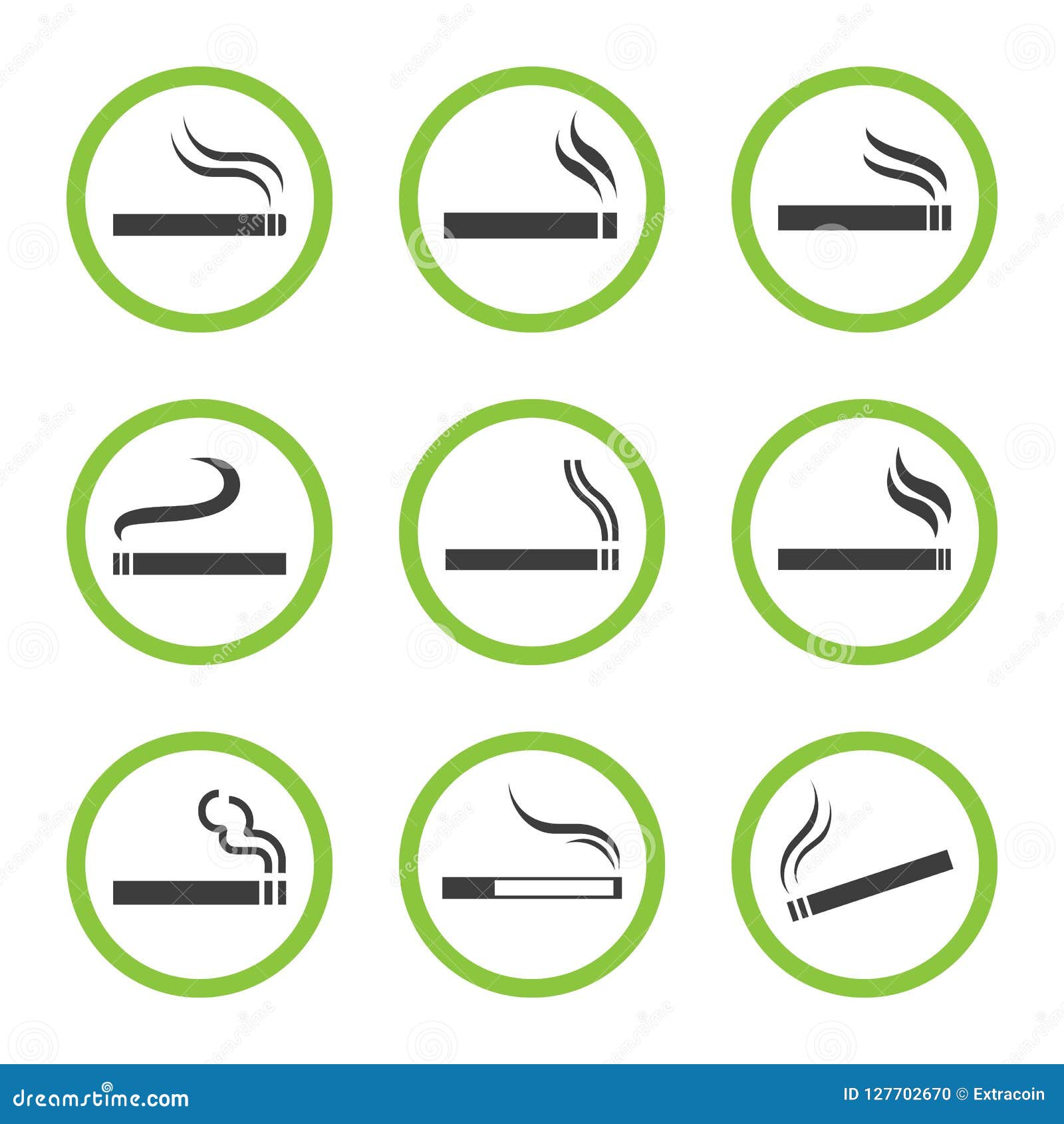 Designated Smoking Area - Printable Sticker Royalty-Free Stock Photo ...