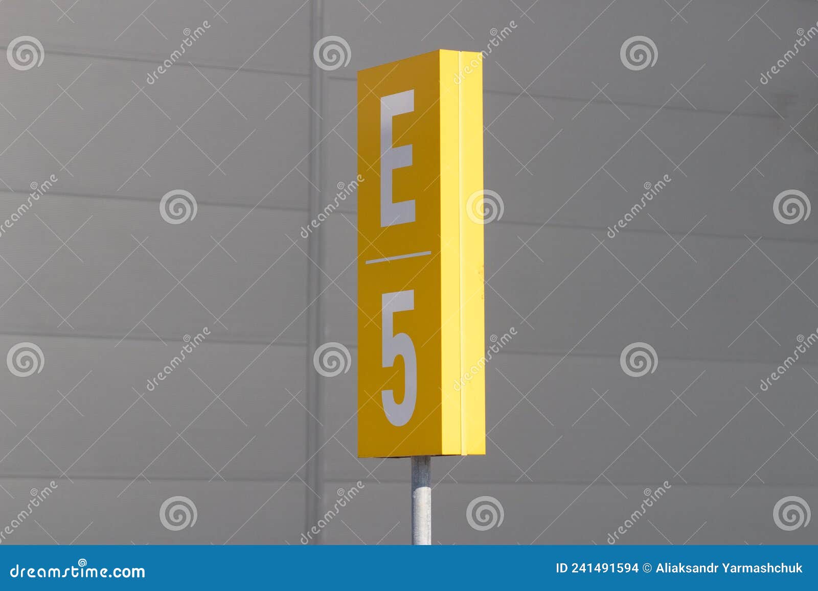 The Designation of the Parking Lane. Multi-storey Parking Level Sign ...