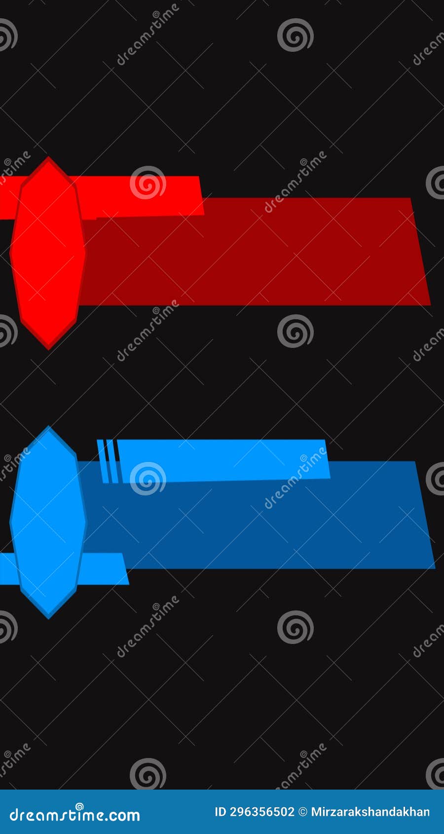 Designed Cool Lower Third-pack Illustrations in Different Colors and ...