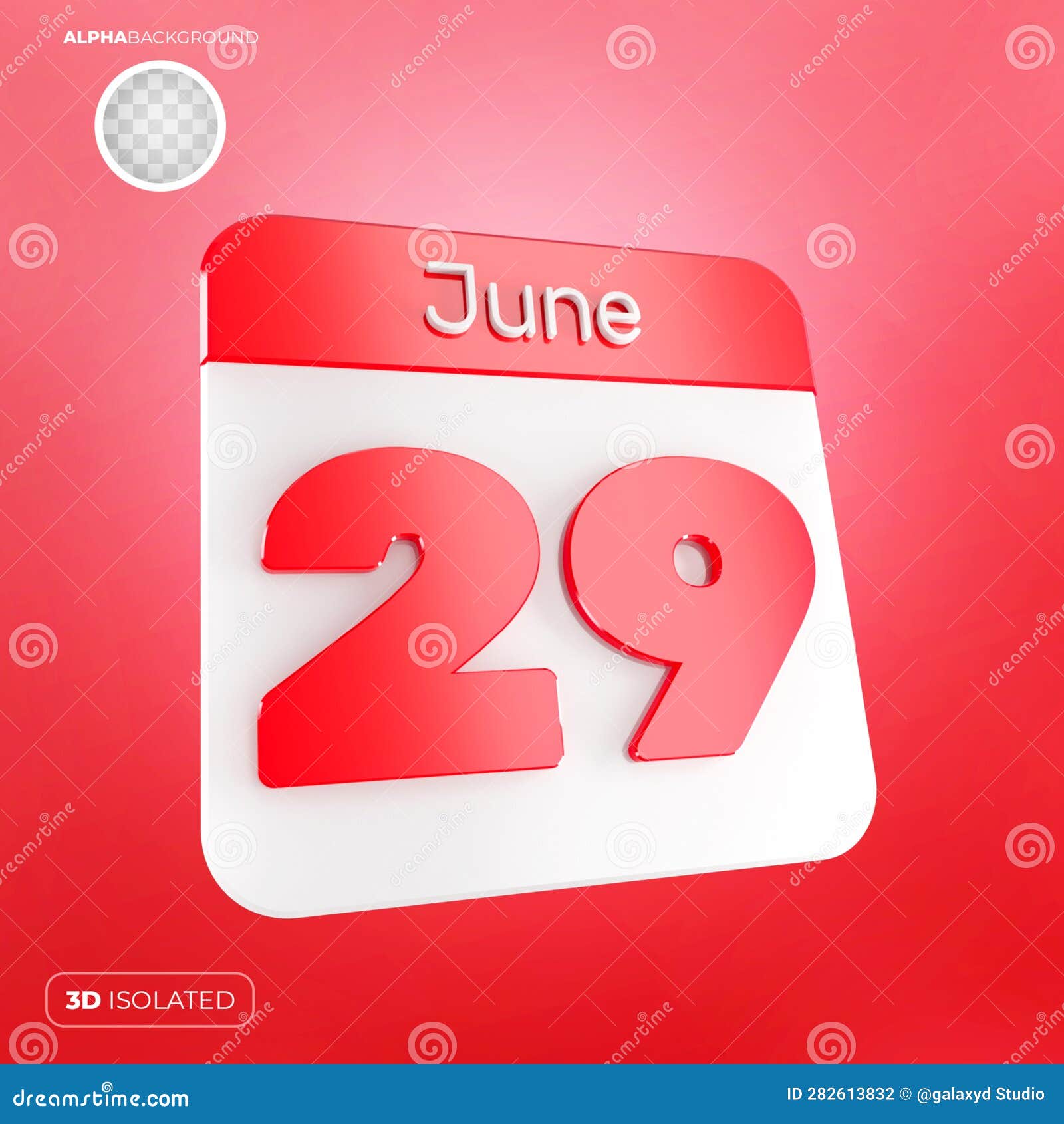 Calendar June 3d Premium Psd Stock Vector - Illustration of template ...