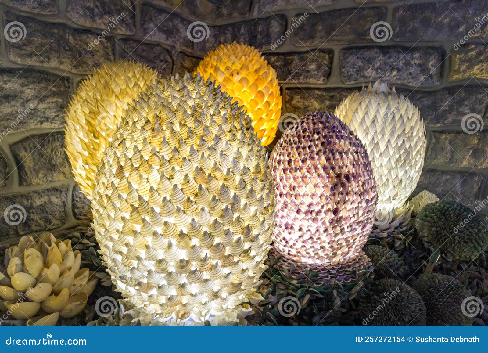 Designed Eggs at Mallapuram India Seashell Museum Completely Made of ...