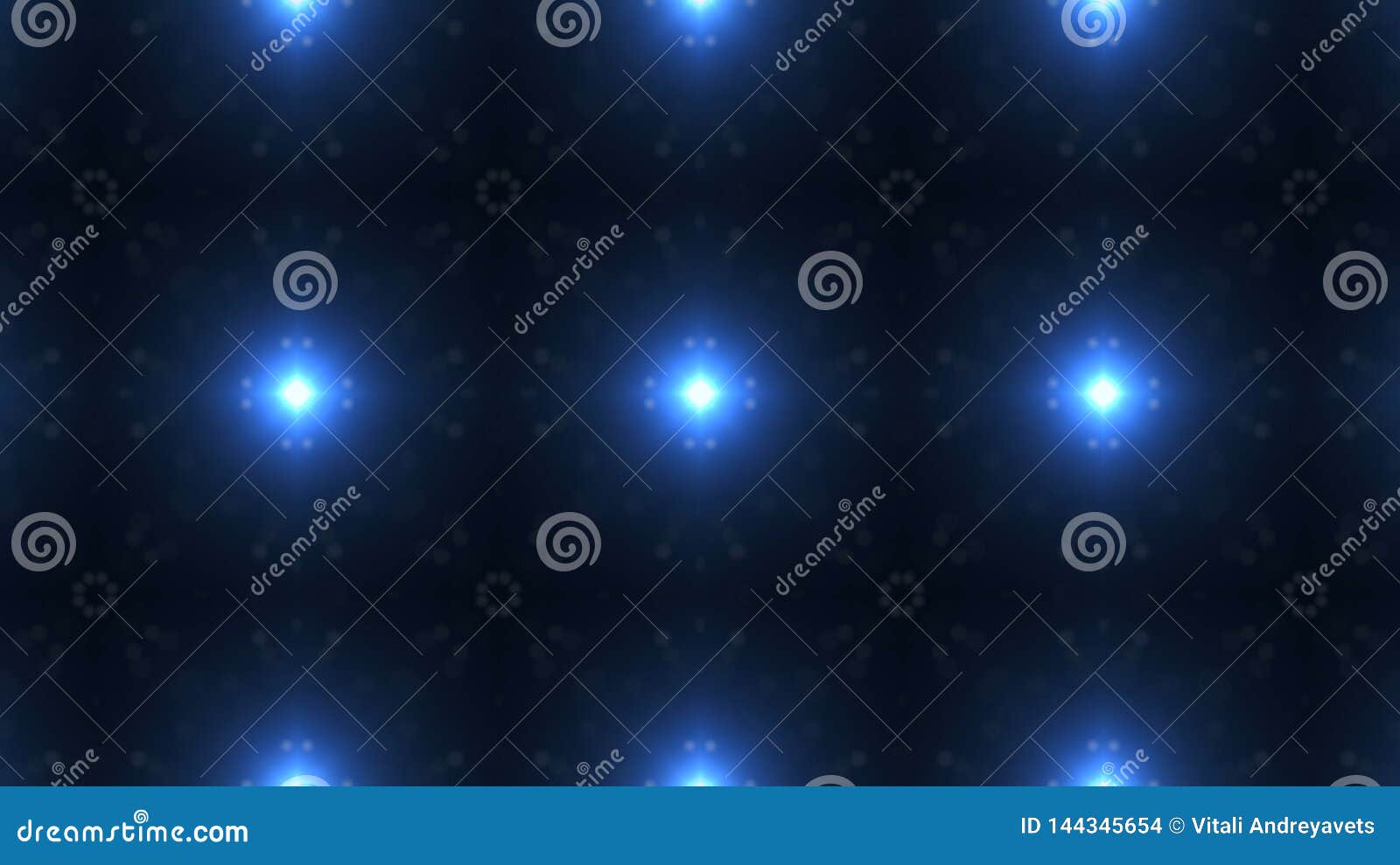 Designer Abstract Background with Glowing Individual Shapes. Stock ...