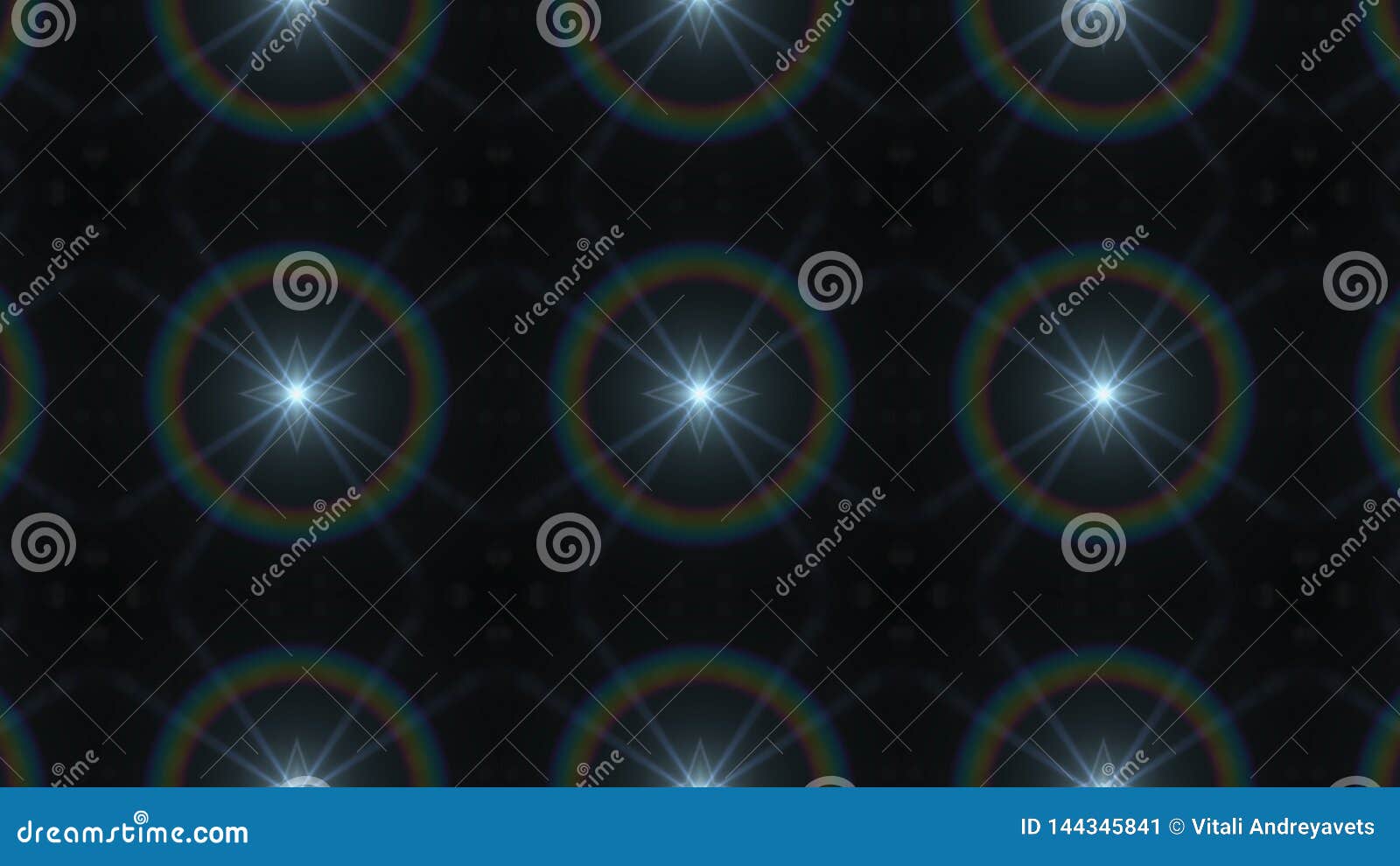 Designer Abstract Background with Glowing Individual Shapes. Stock ...