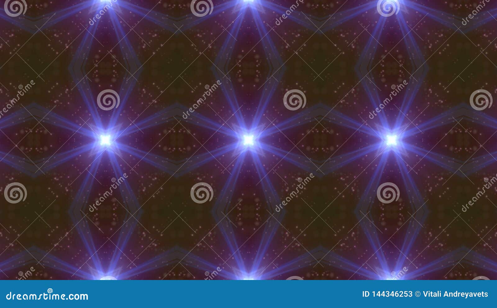 Designer Abstract Background with Glowing Individual Shapes. Stock ...