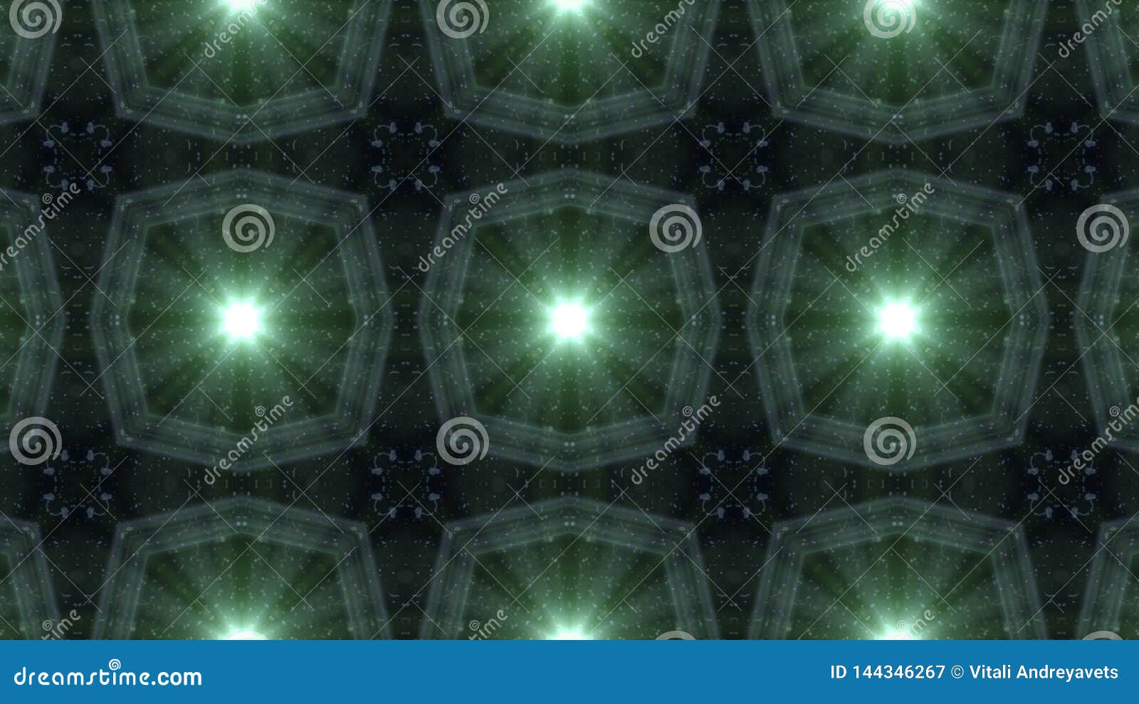 Designer Abstract Background with Glowing Individual Shapes. Stock ...