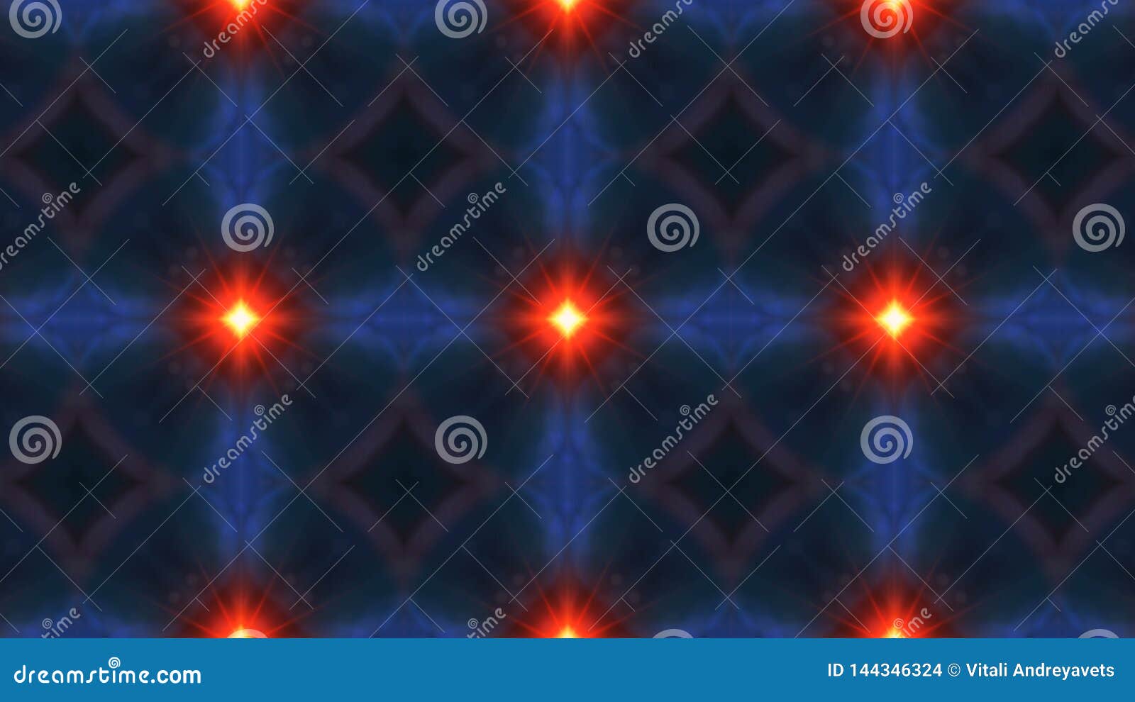 Designer Abstract Background with Glowing Individual Shapes. Stock ...