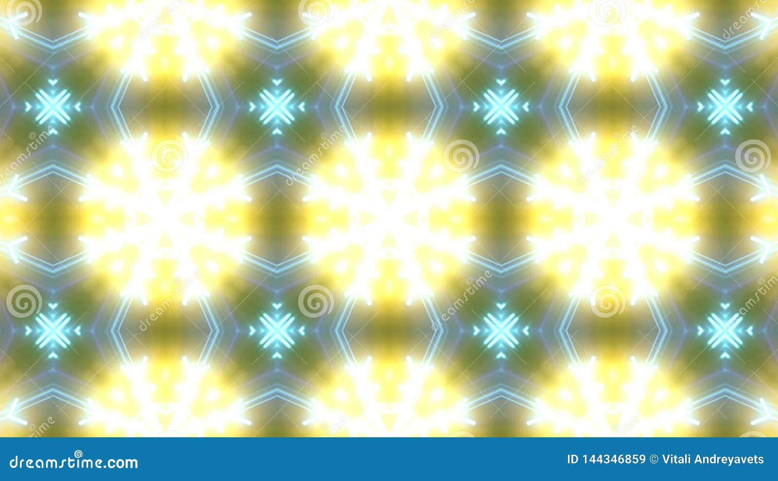 Designer Abstract Background with Glowing Individual Shapes. Stock ...