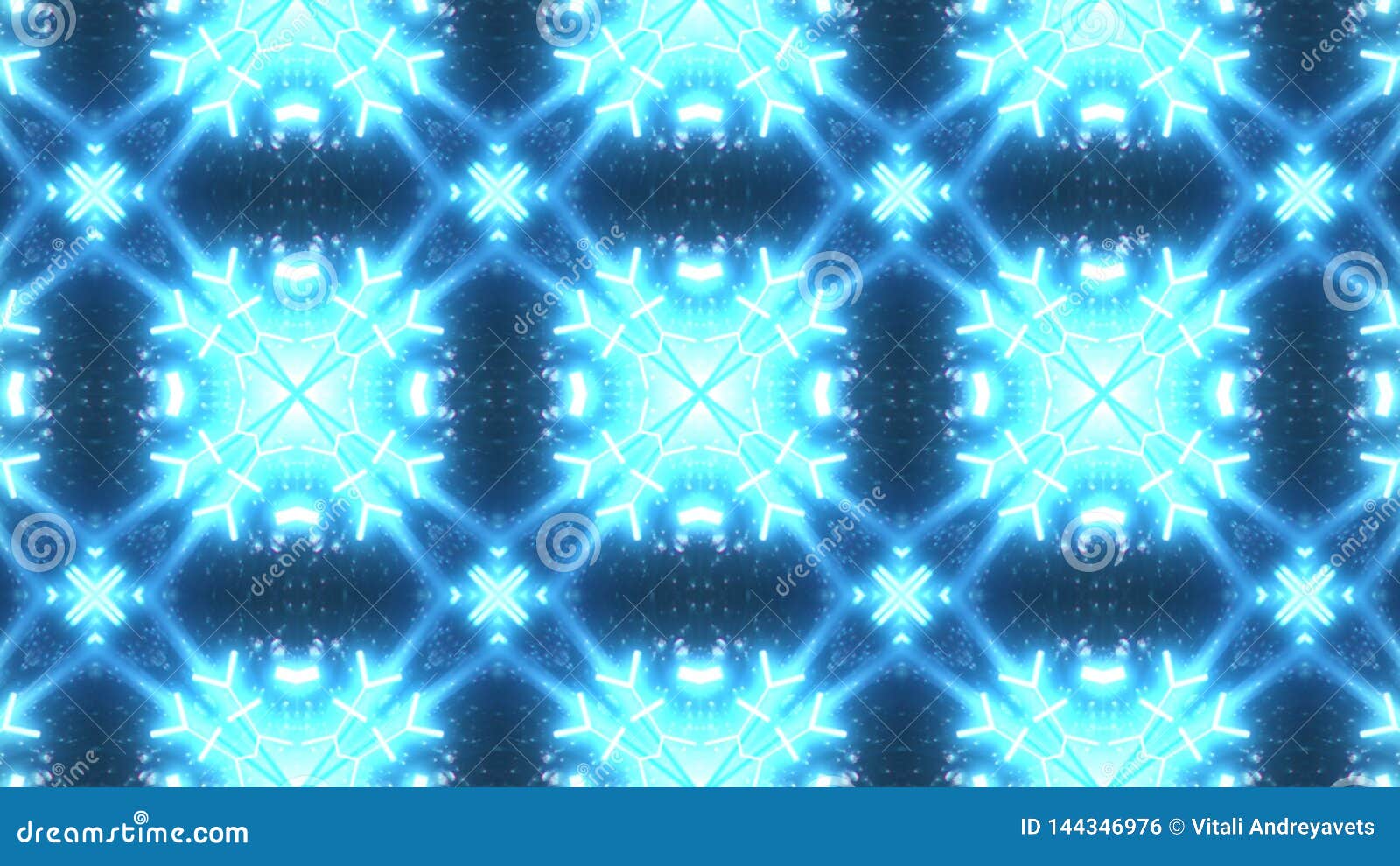 Designer Abstract Background with Glowing Individual Shapes. Stock ...