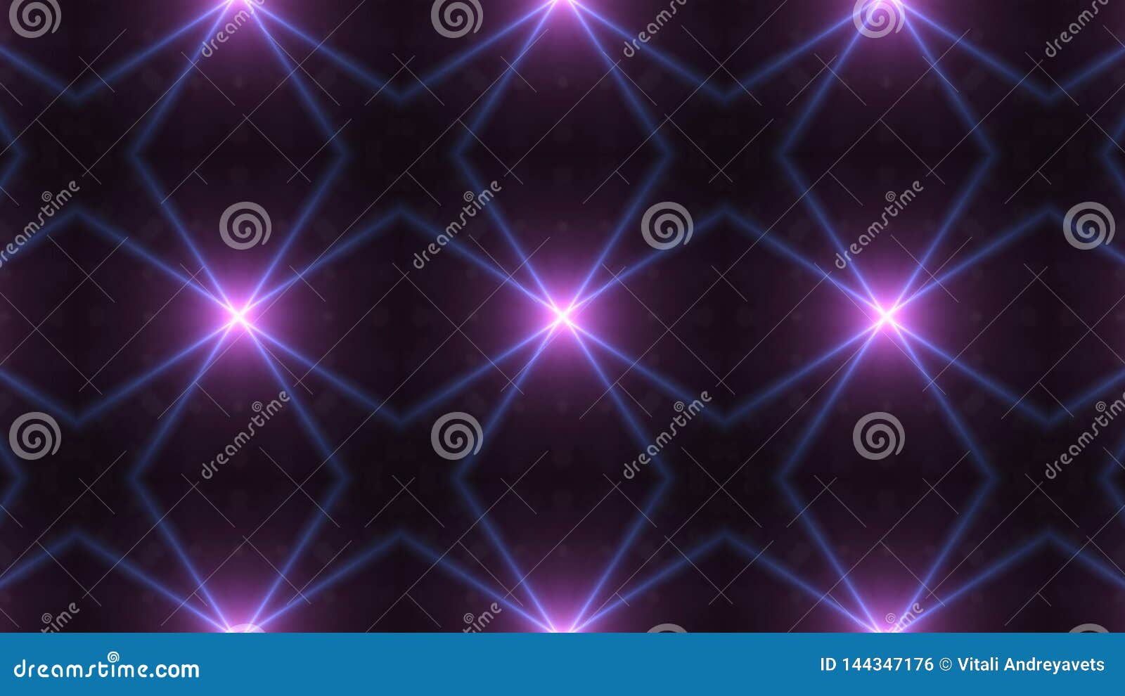 Designer Abstract Background with Glowing Individual Shapes. Stock ...
