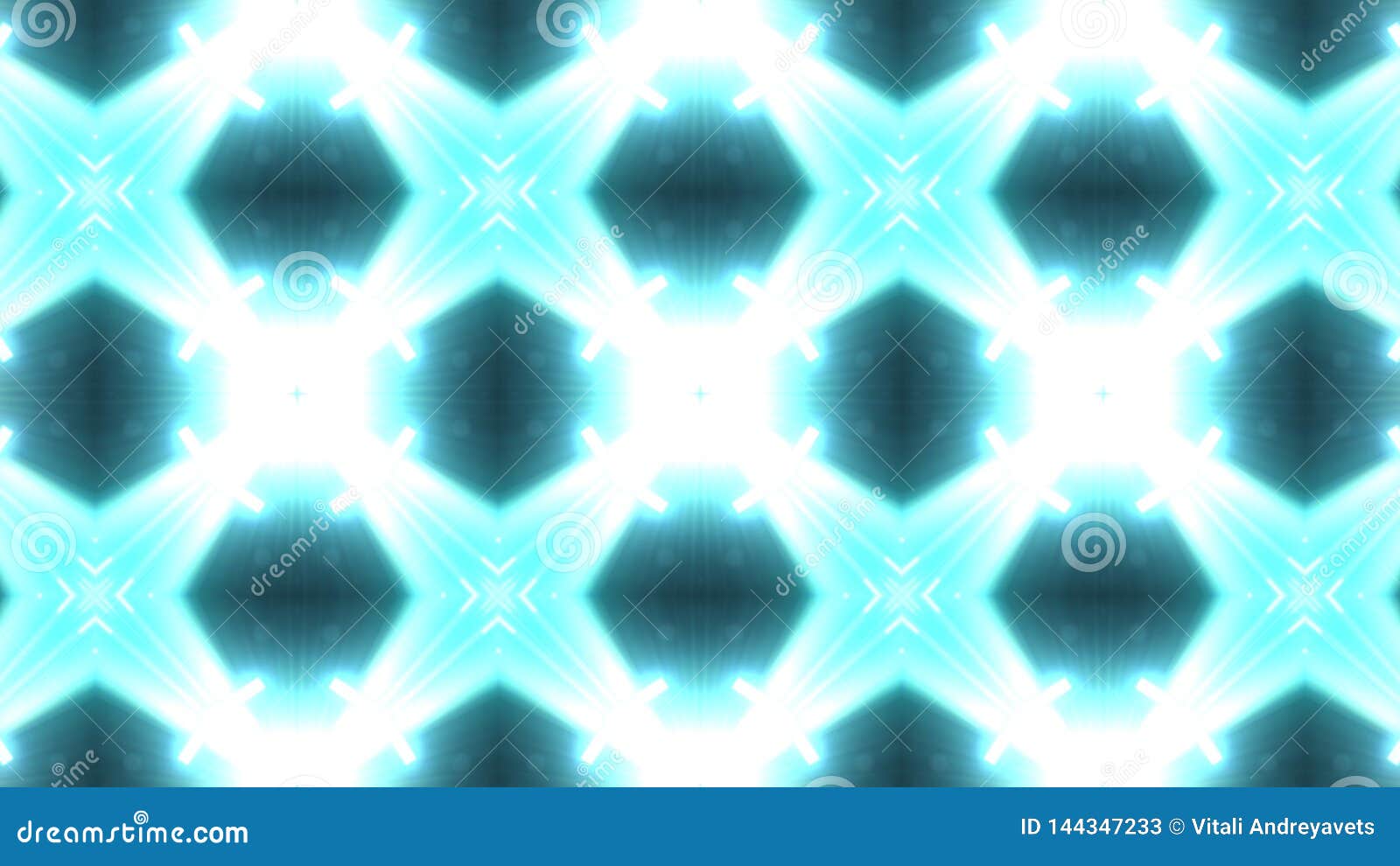 Designer Abstract Background with Glowing Individual Shapes. Stock ...