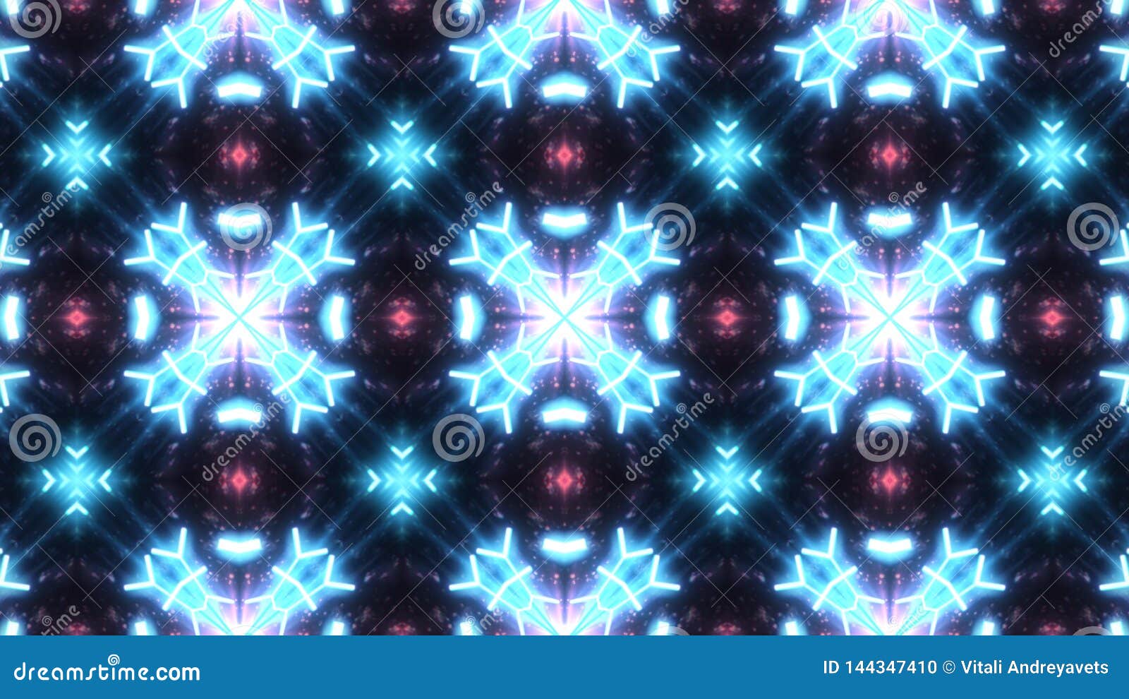 Designer Abstract Background with Glowing Individual Shapes. Stock ...