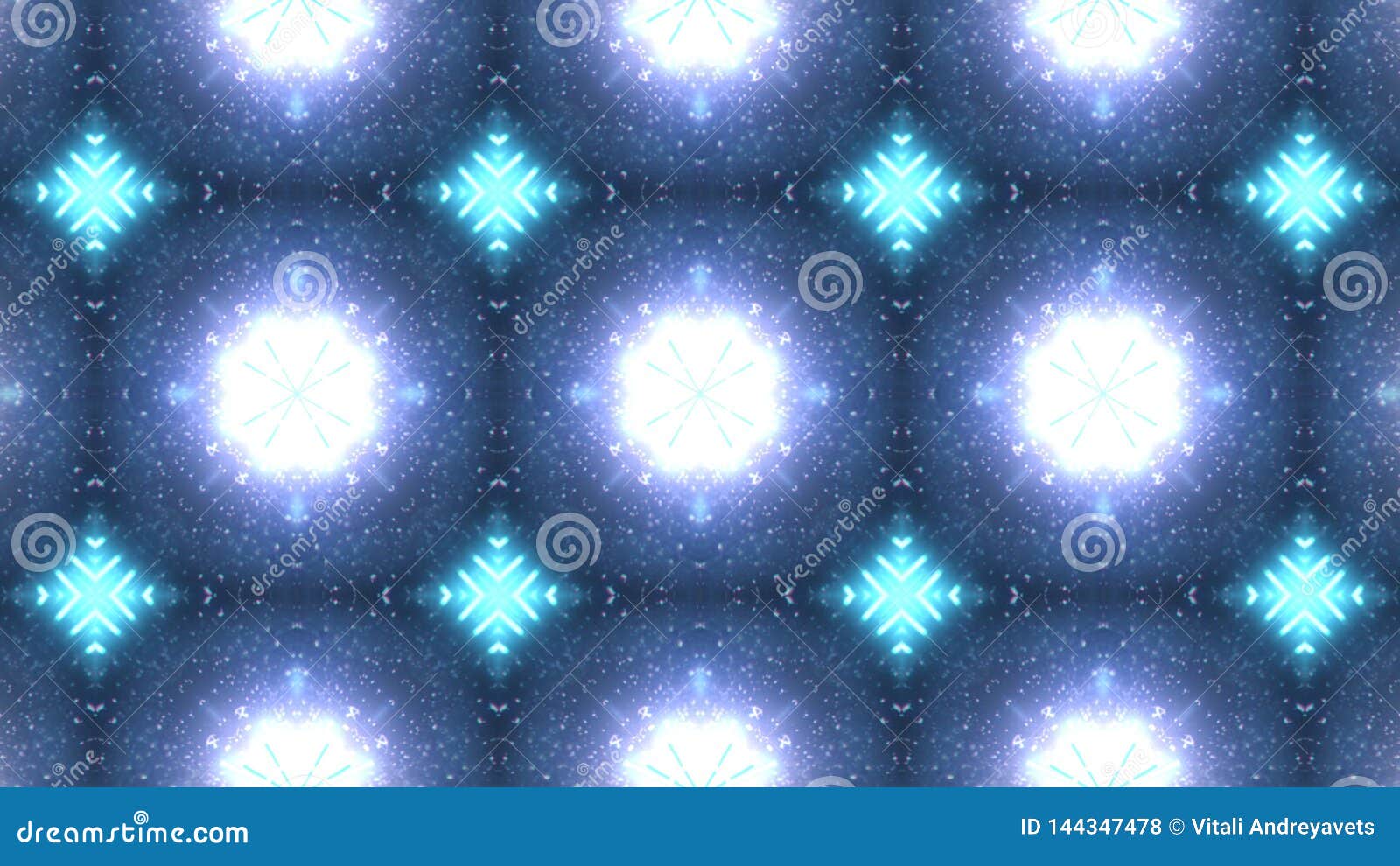 Designer Abstract Background with Glowing Individual Shapes. Stock ...