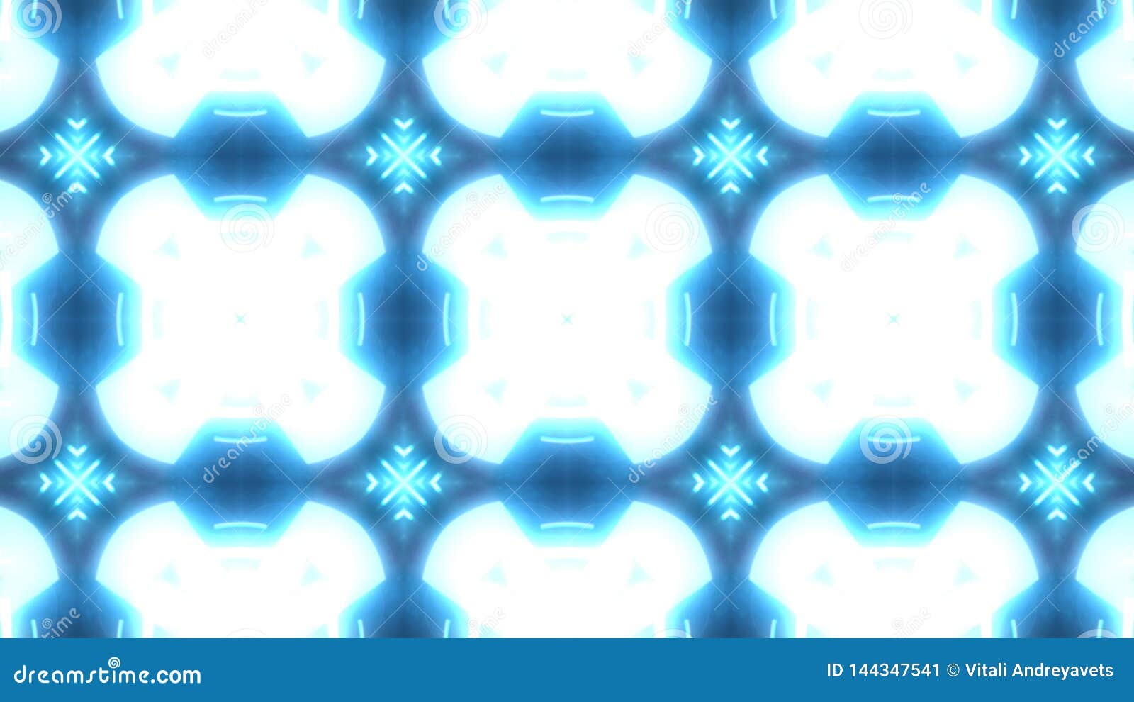 Designer Abstract Background with Glowing Individual Shapes. Stock ...