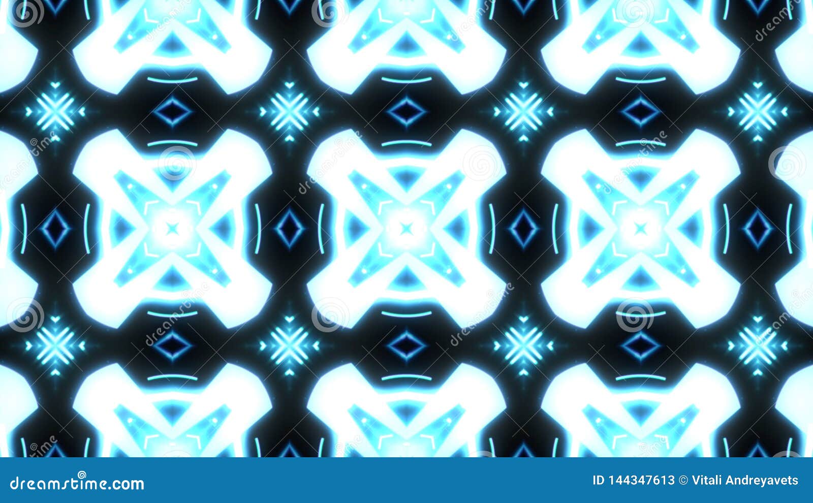 Designer Abstract Background with Glowing Individual Shapes. Stock ...