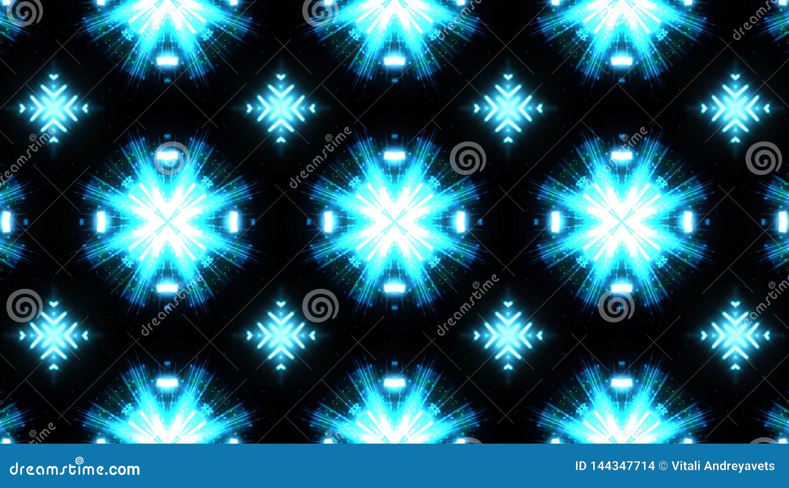 Designer Abstract Background with Glowing Individual Shapes. Stock ...