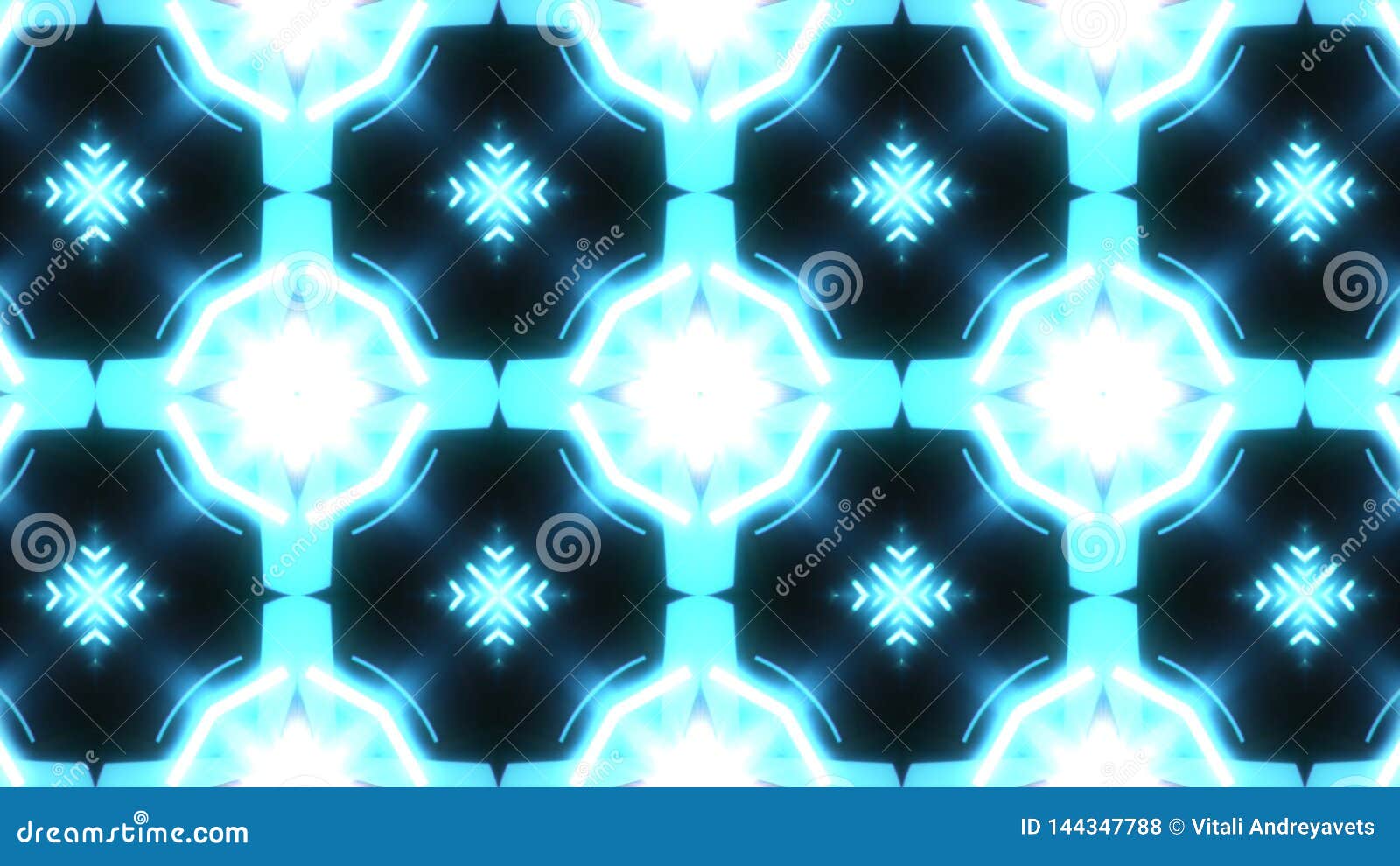 Designer Abstract Background with Glowing Individual Shapes. Stock ...