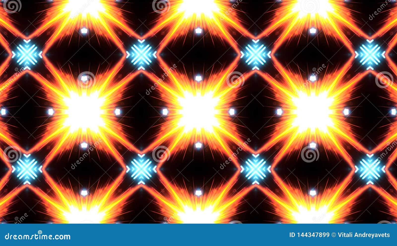 Designer Abstract Background with Glowing Individual Shapes. Stock ...
