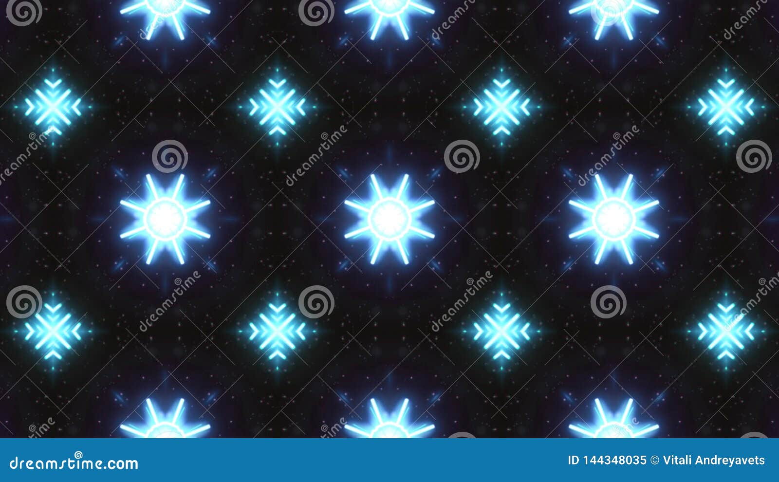 Designer Abstract Background with Glowing Individual Shapes. Stock ...