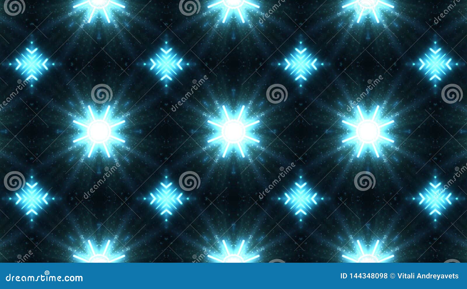Designer Abstract Background with Glowing Individual Shapes. Stock ...